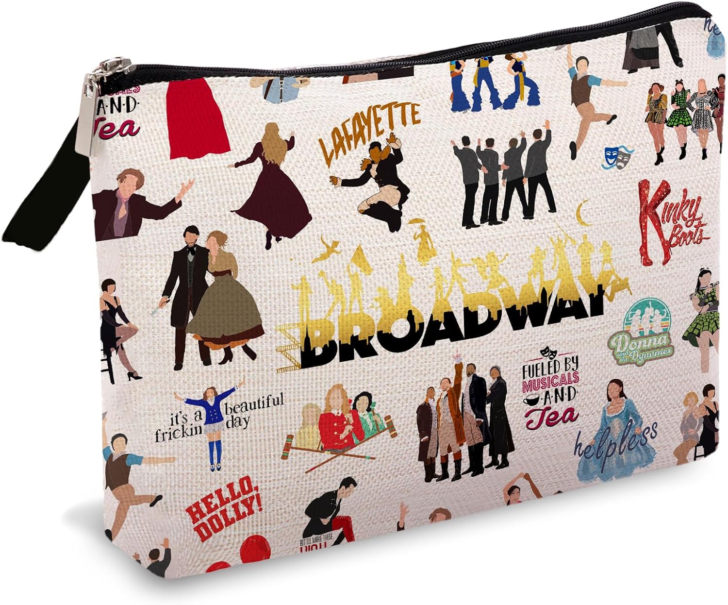 Amazon.com : OUZ Broadway Musical Gift Makeup Bag Theatre Bag We've got ...