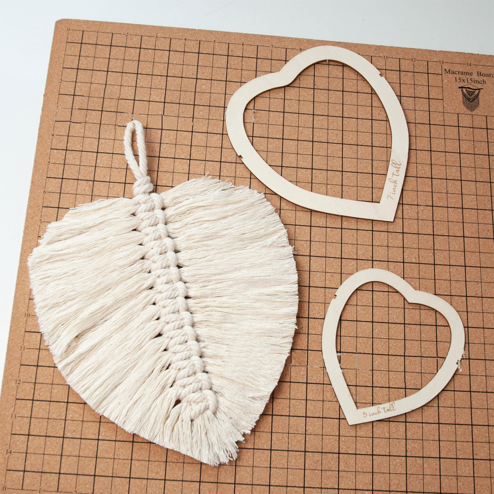 Snapklik.com : Macrame Leaf Template, 1 Pack Cutting Template Macrame ...