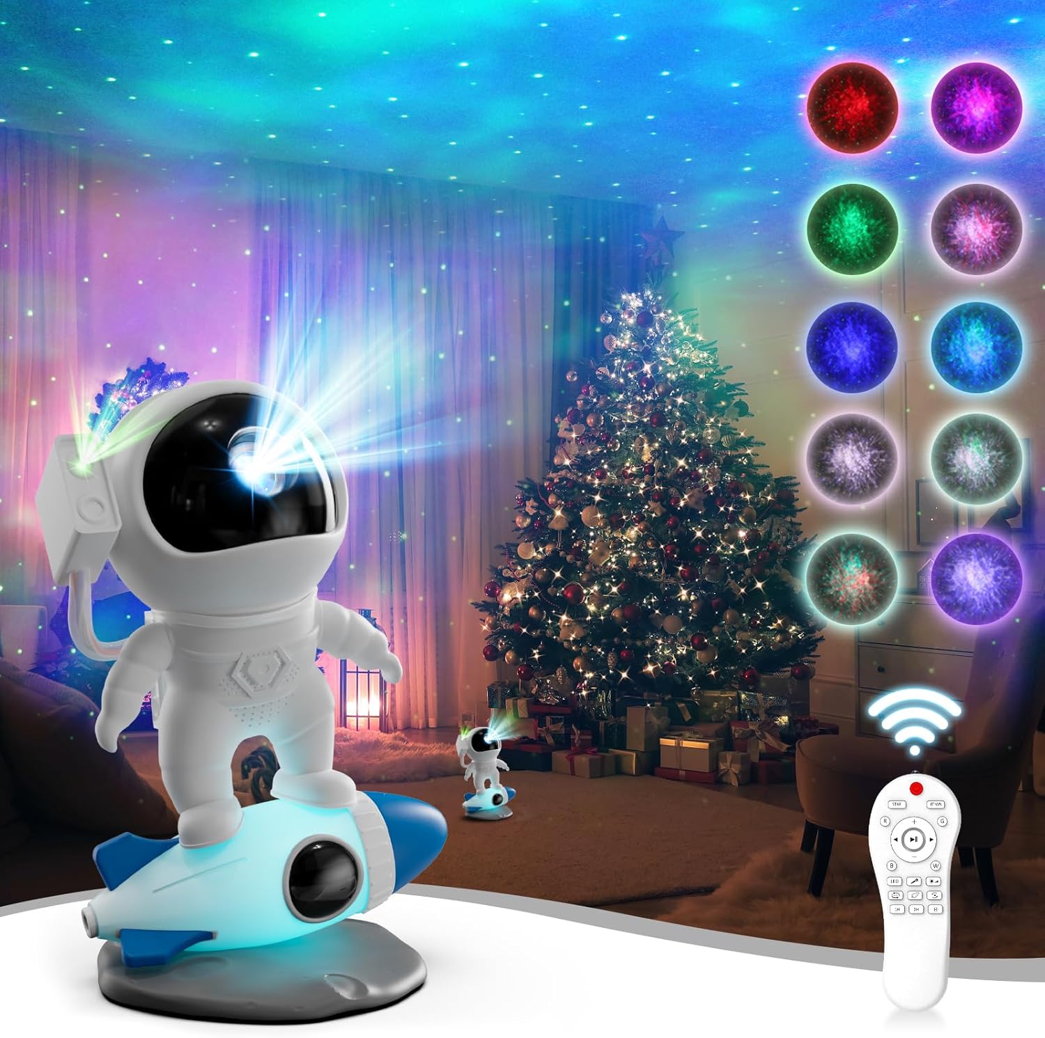 Gitohoni Astronaut Light Projector Galaxy - Spaceman Nebula Star ...