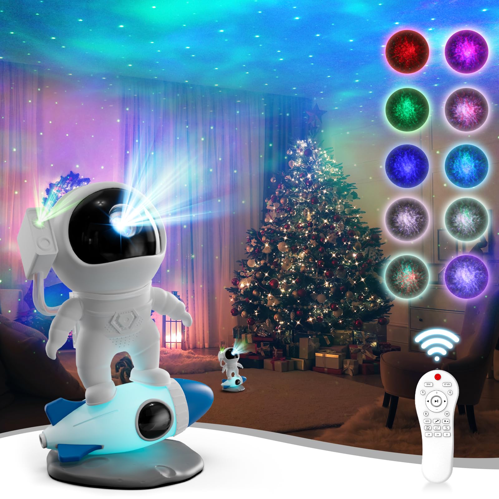 Gitohoni Astronaut Light Projector Galaxy - Spaceman Nebula Star ...