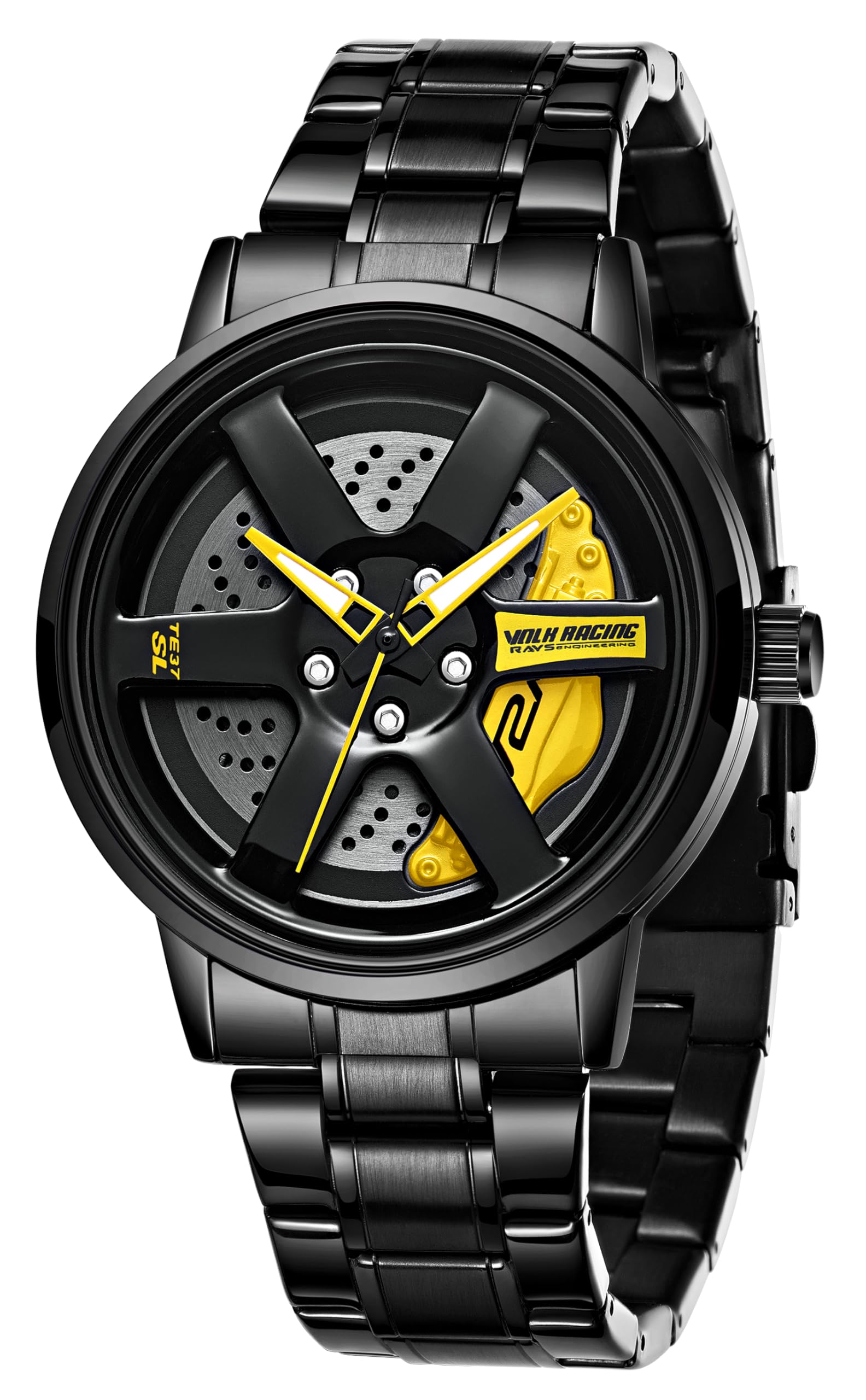 V2A Vortex Wheel Rolling Series Men’s Analog Watch Open Dial Watch ...