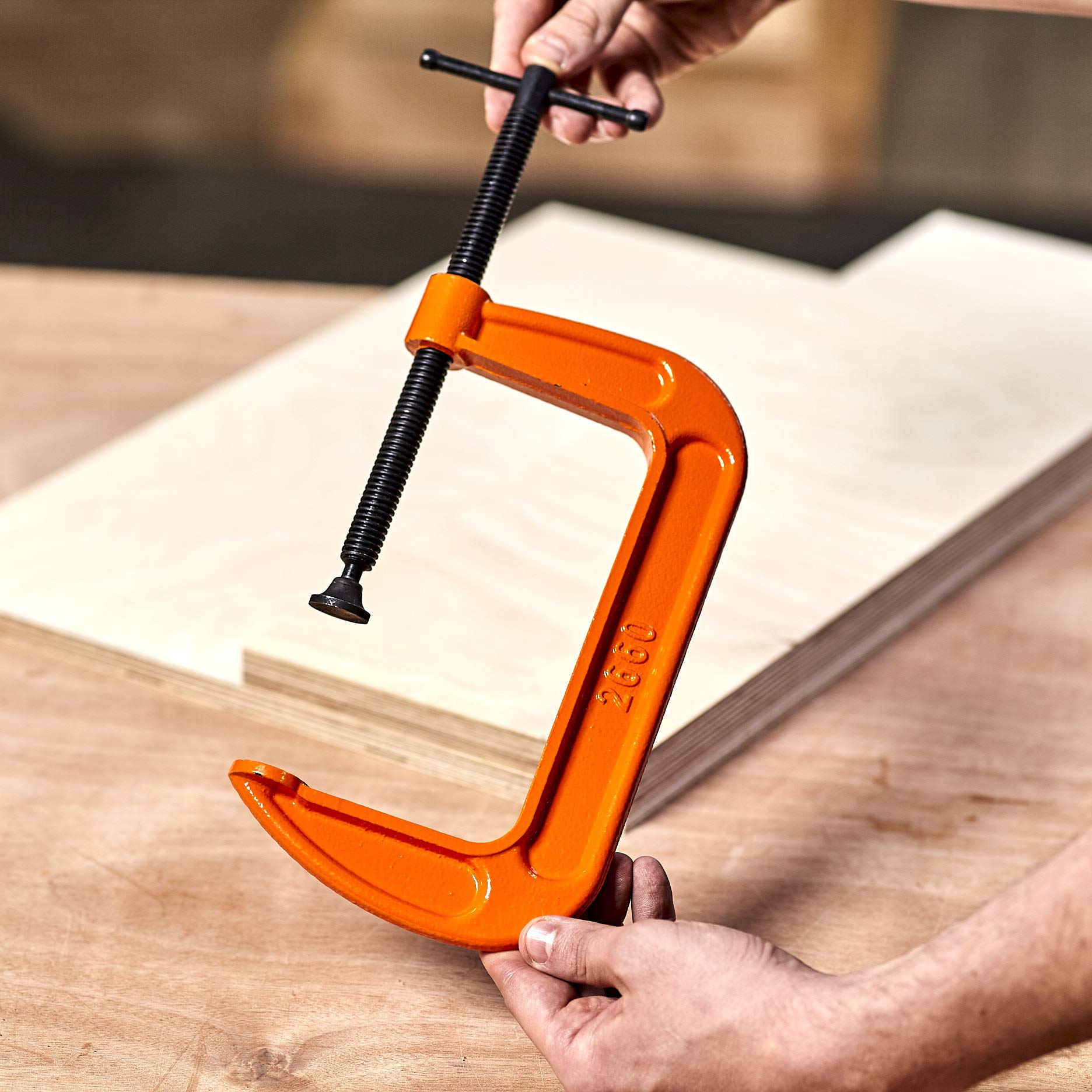 Snapklik.com : Pony Jorgensen 2660 6-Inch C-Clamp