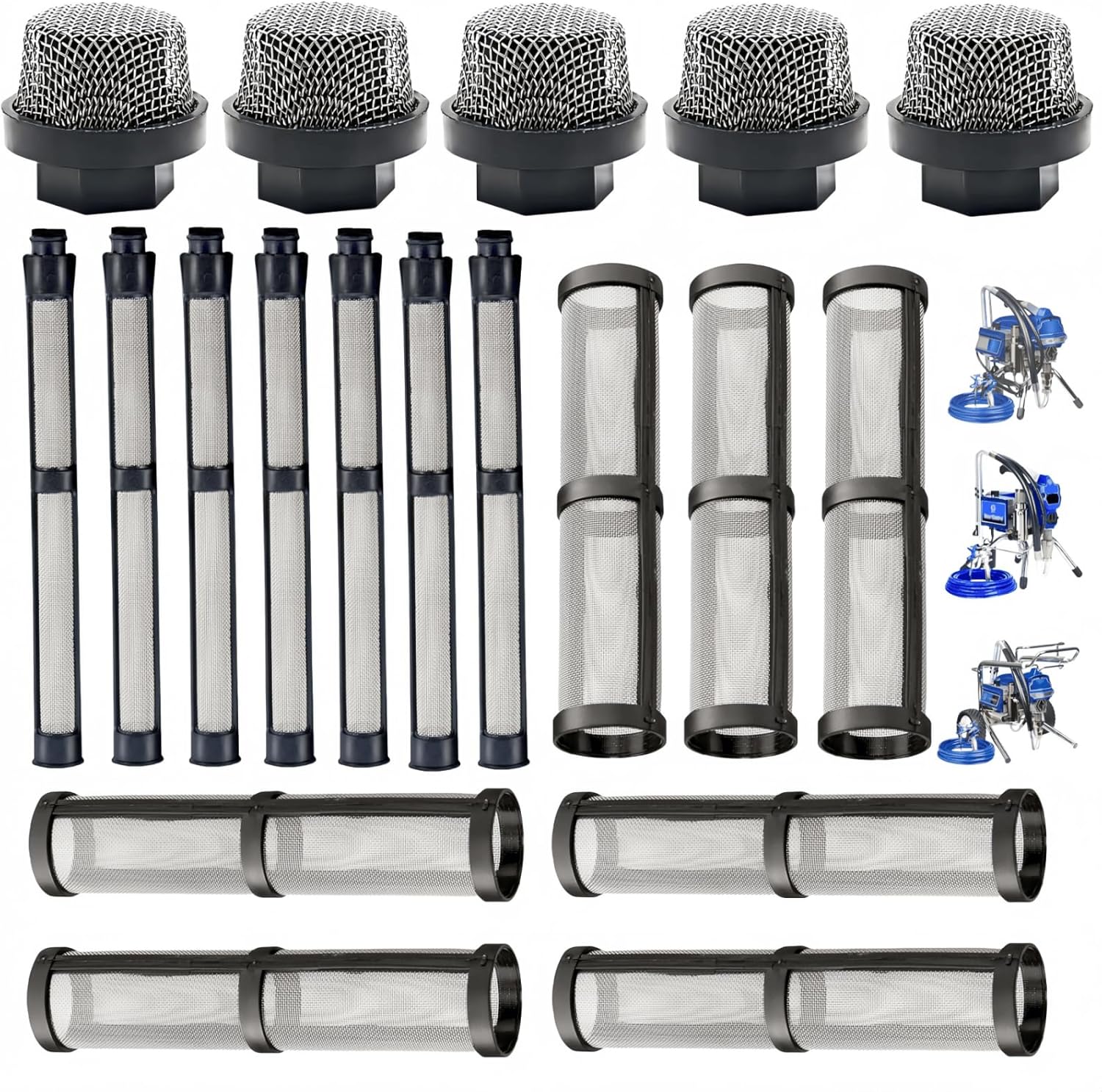 246385 246384 287032 Airless Sprayer Filter Set for Graco 390 395 490 ...