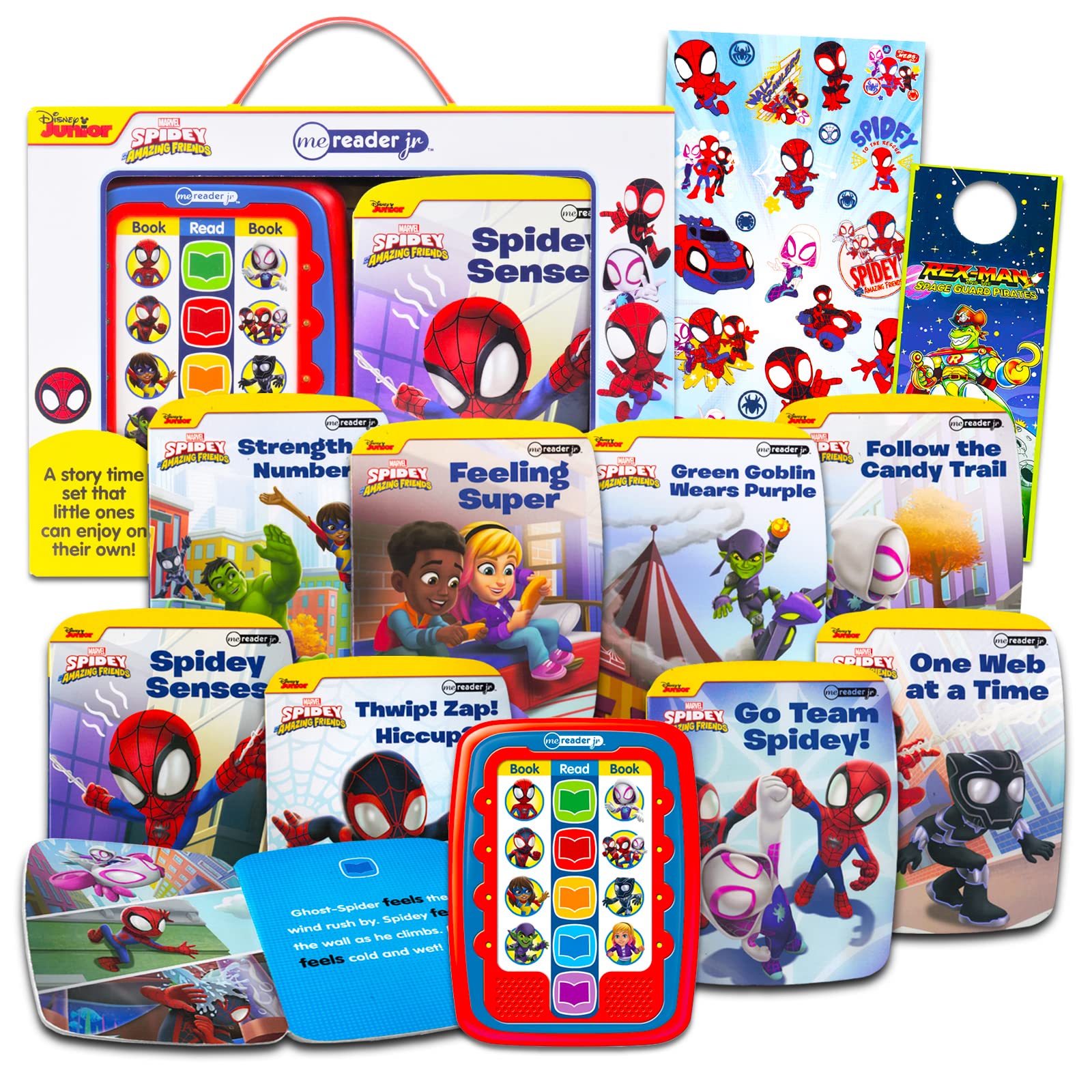 Amazon.com: Spidey and His Amazing Friends Read Along Books for Kids ...