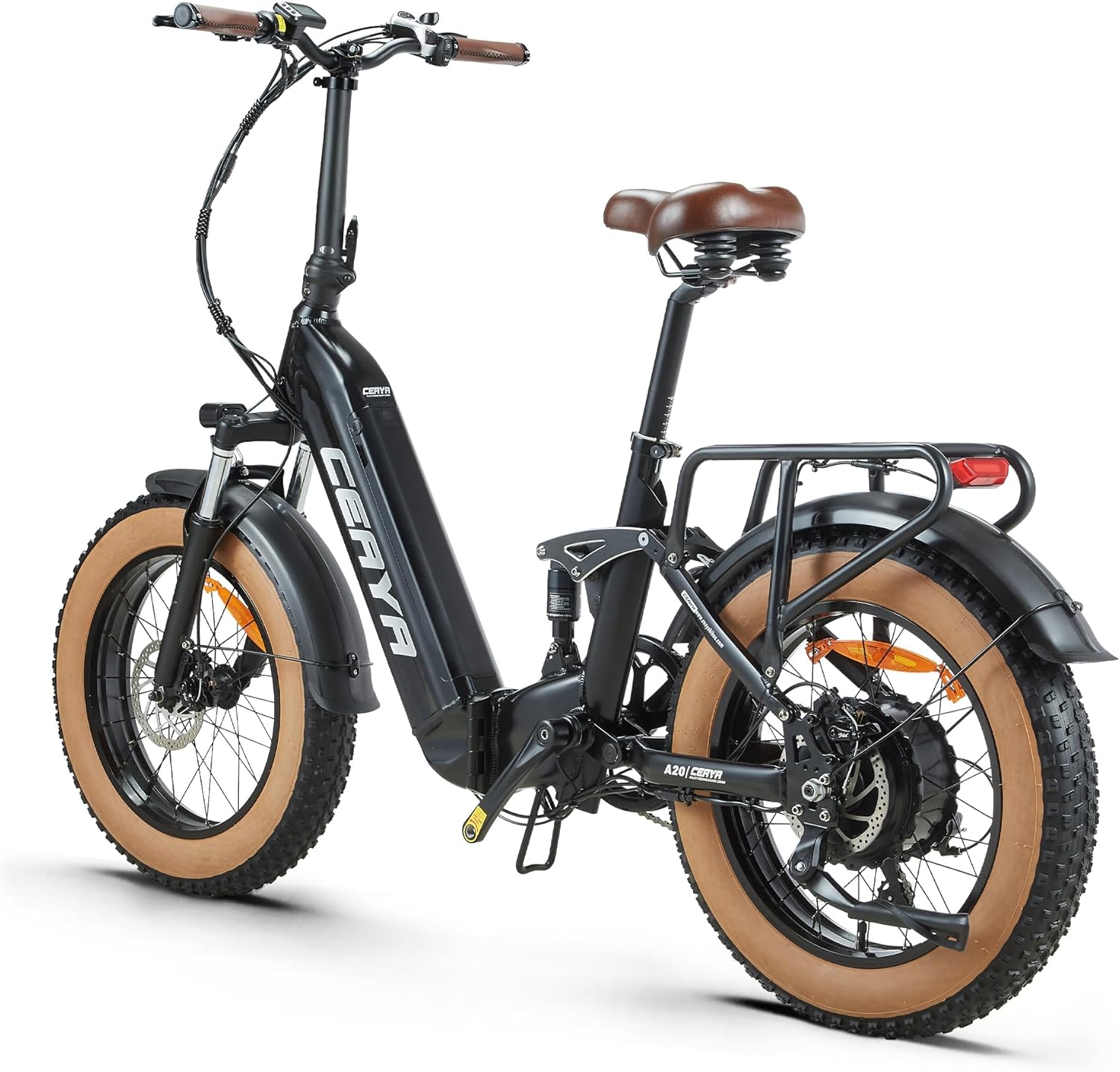 VOZCVOX Vélo Électrique,20 Pouces VéLos éLectriques Urbains,3 Modes De ...