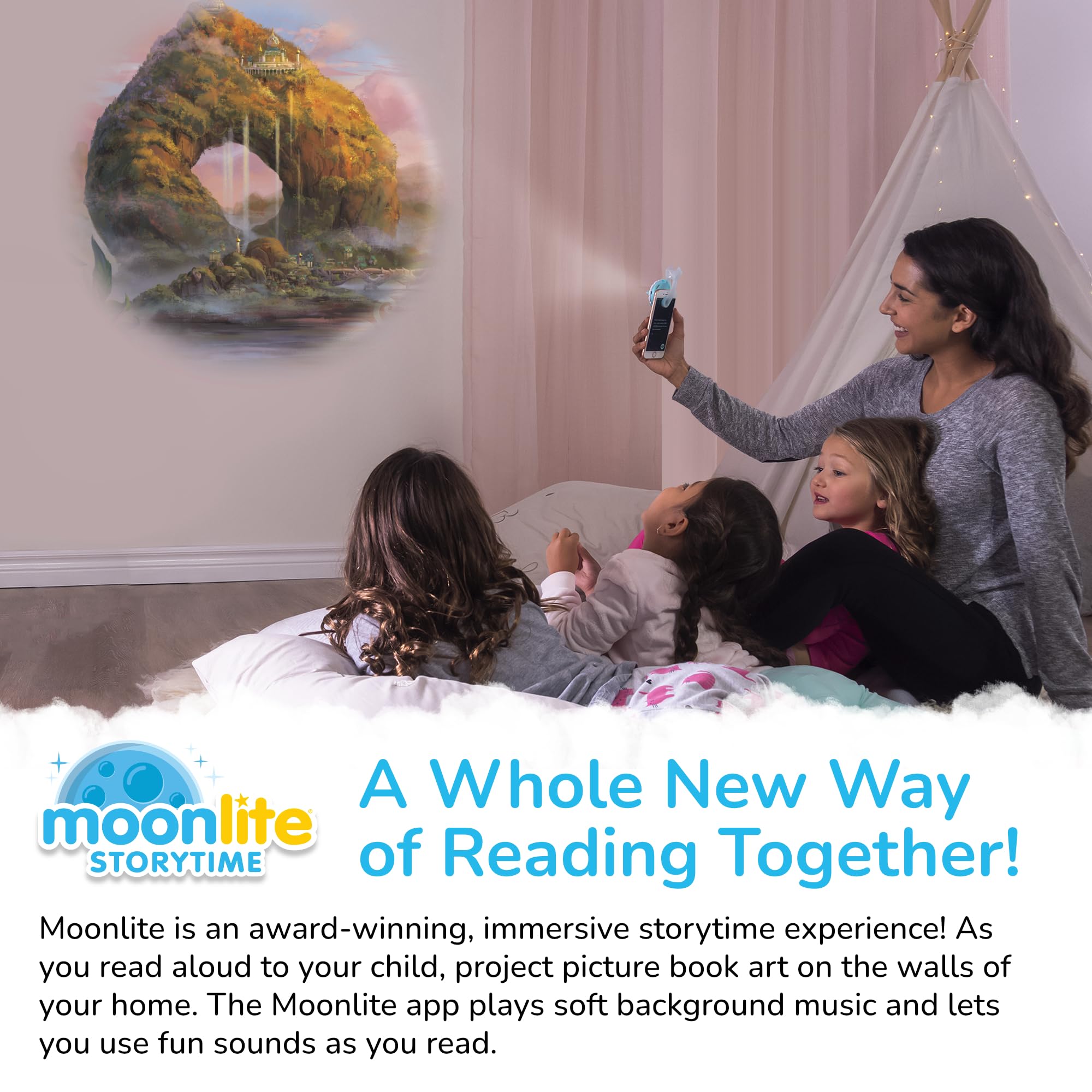 Snapklik.com : Moonlite Storytime Mini Projector