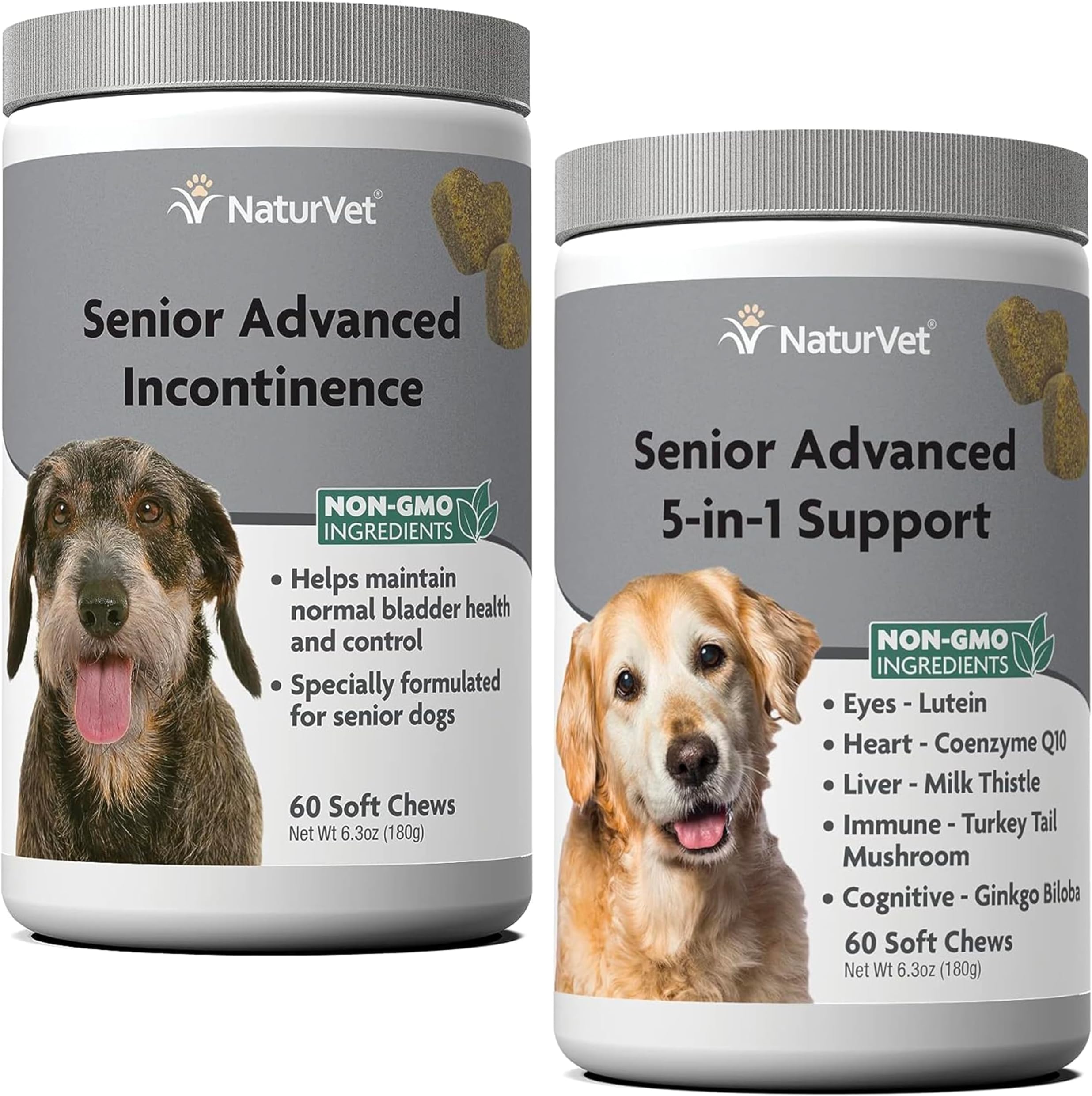 Amazon.com : NaturVet Senior Advanced Incontinence Dog Supplement ...