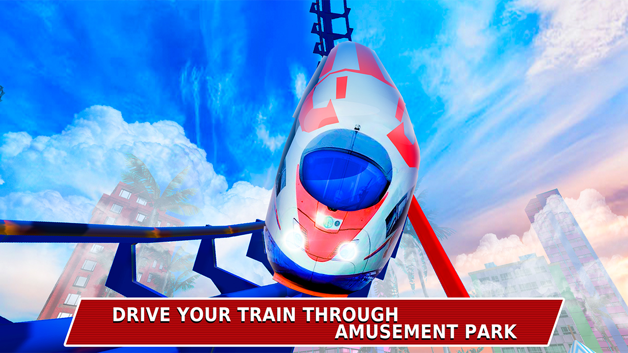 Insane Roller Coaster Train Suburban Driving: Hyper Realistic Amusement ...