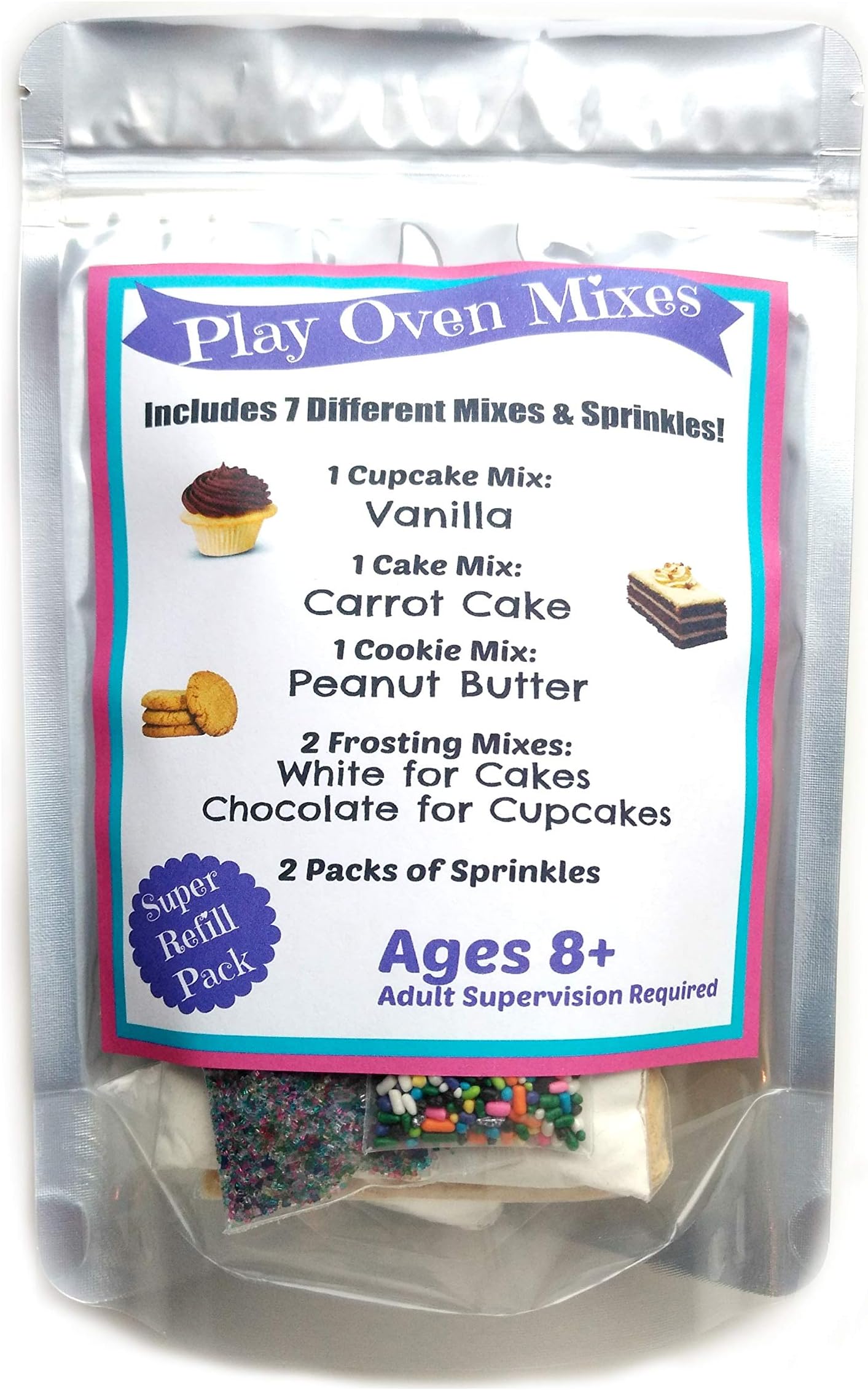 Amazon.com: Children's Easy to Bake Oven Mixes Play Toy Oven Real 7 ...