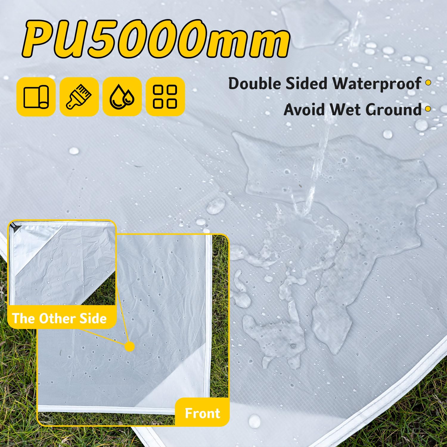 Snapklik.com : HIKEMAN Ultralight Tent Footprint - Waterproof Camping ...