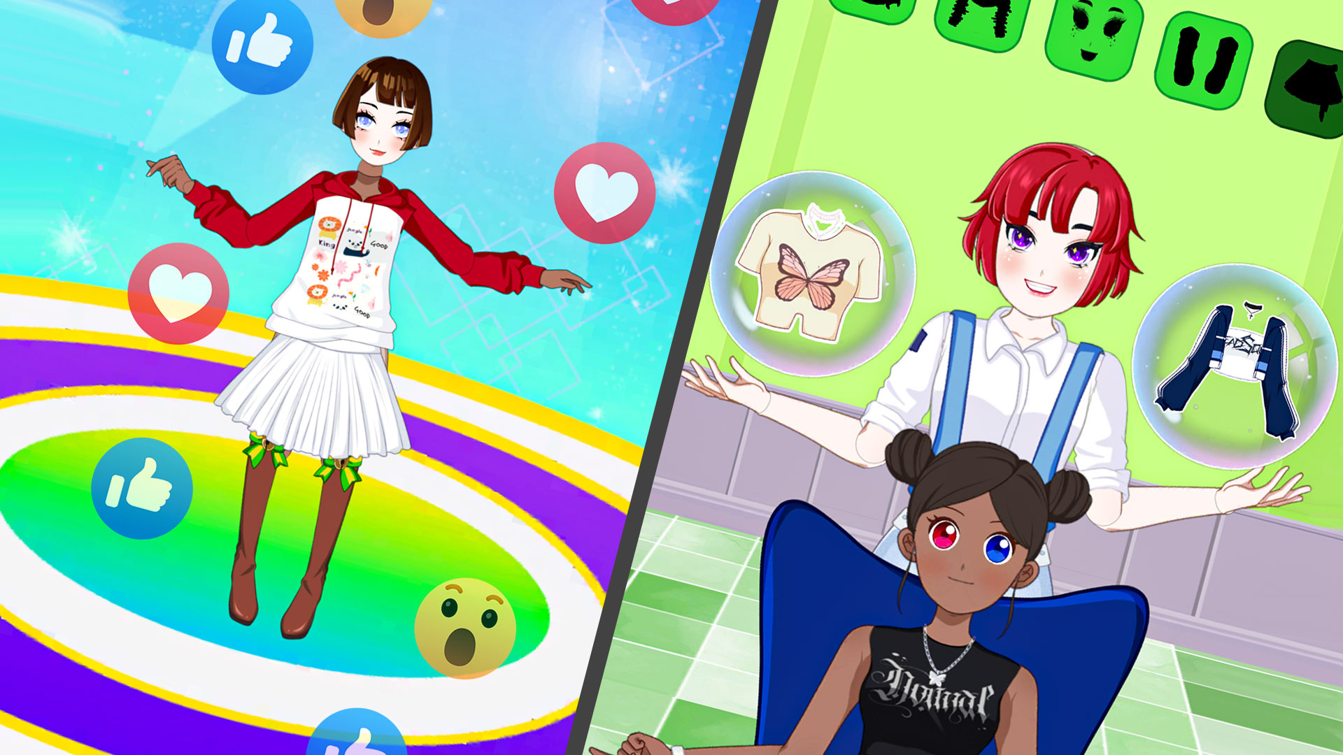 Left or Right Magic Fashion Dress Up: Women Fashions Stylist Challenge ...