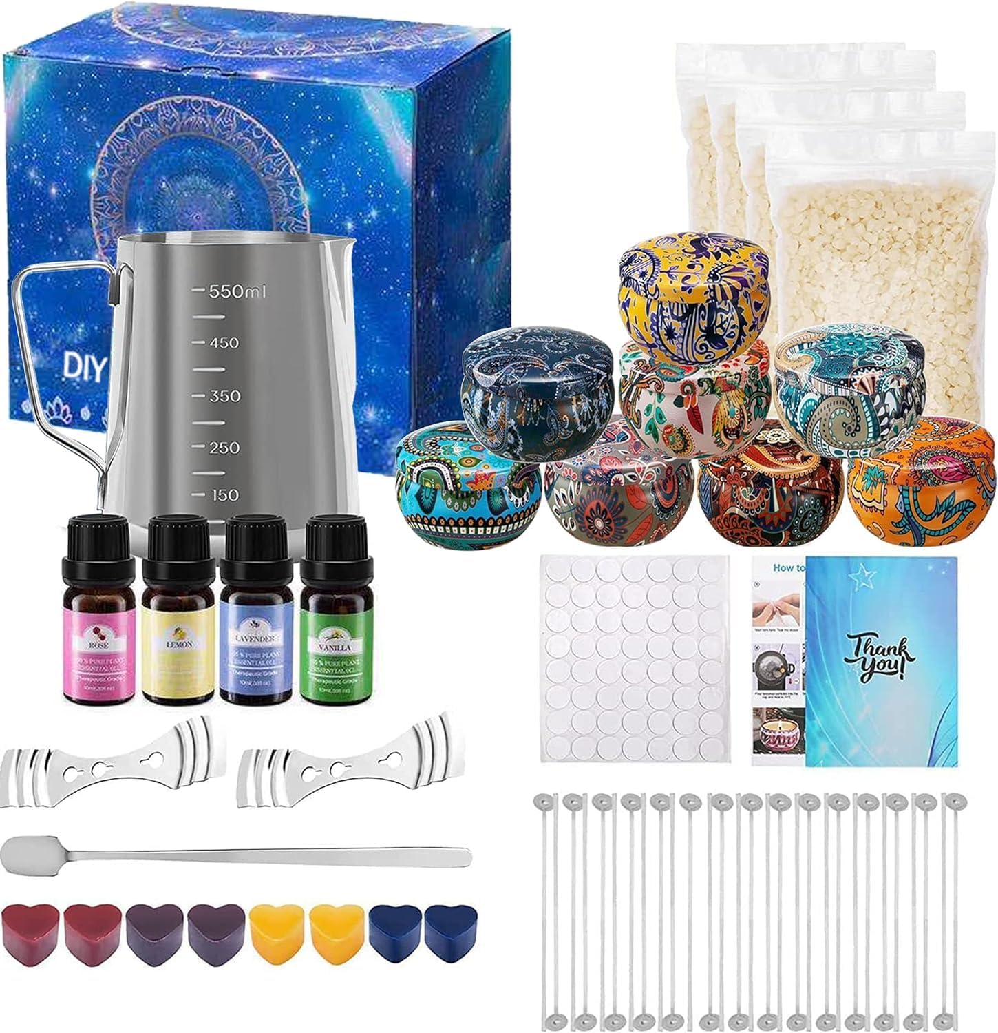 Kit Diy Velas Aromáticas, Suministros para Hacer Velas, kit de ...