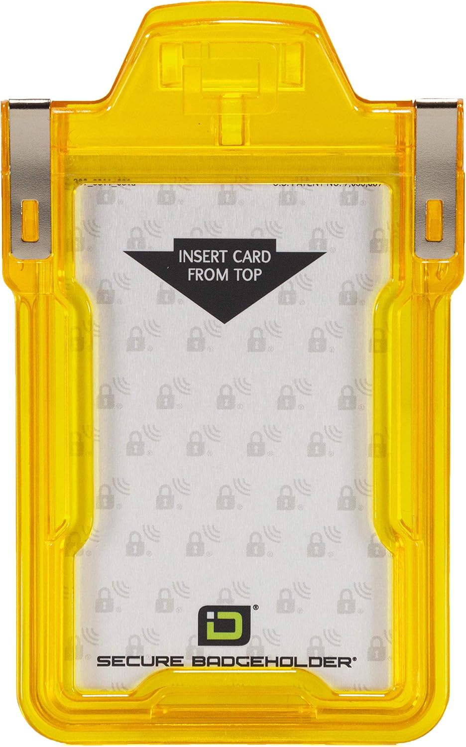 Buy Identity Stronghold - Secure RFID Badge Holder for 1 Card - Heavy ...