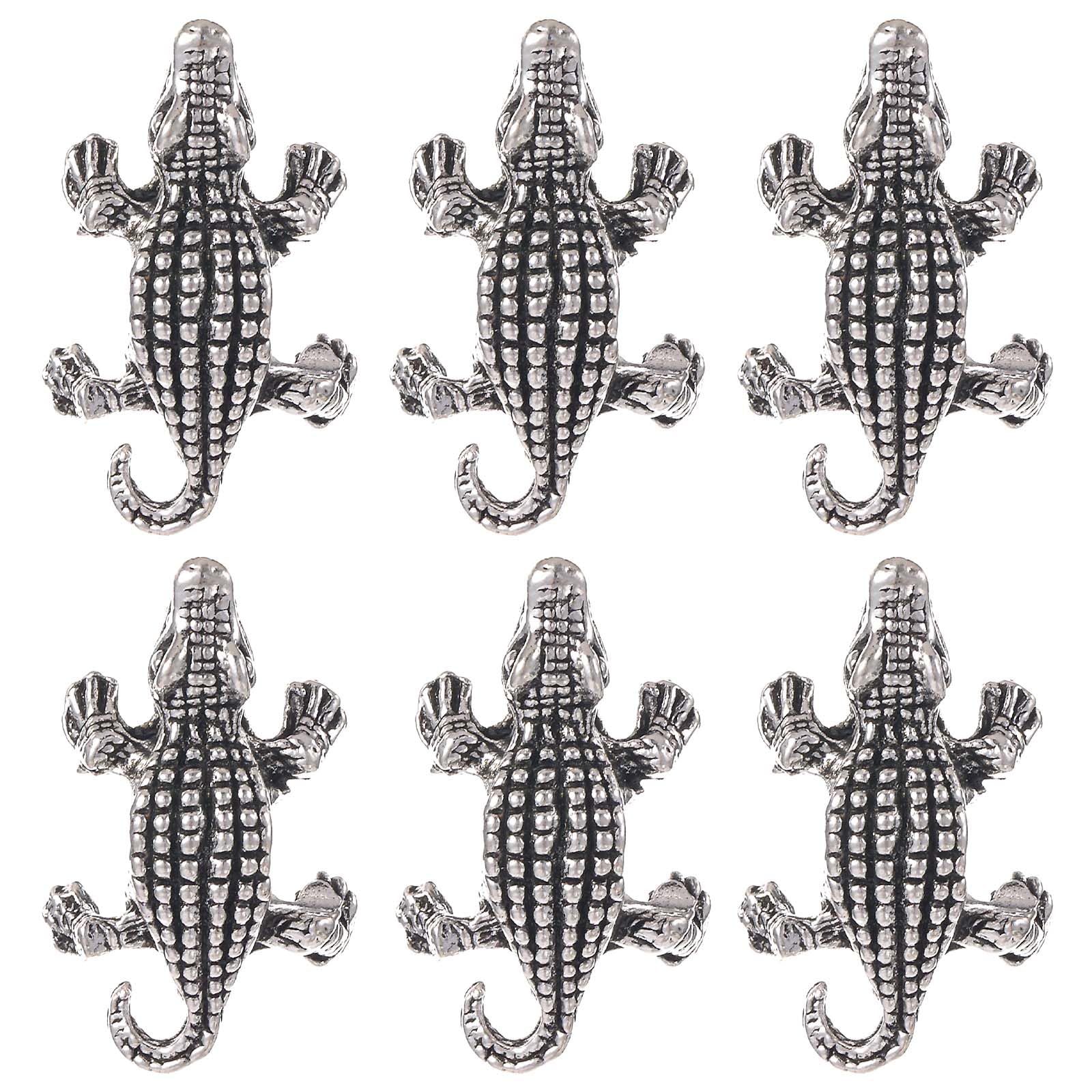 Amazon.com: SUNNYCLUE 1 Box 30PCS Animal Spacer Beads Alligator Beads ...
