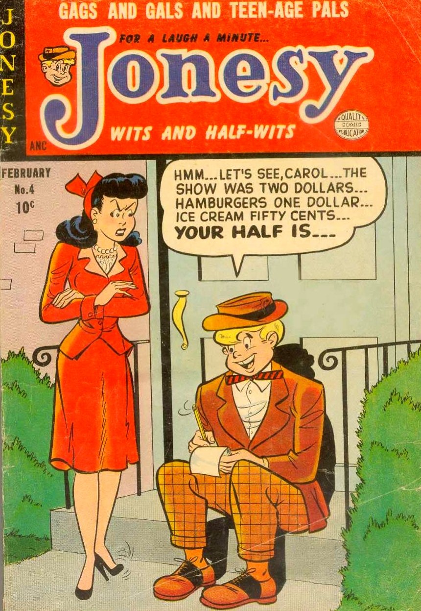 Amazon.com: 1954 Jonesy Comic Book #4 eBook : Quality Comics ...