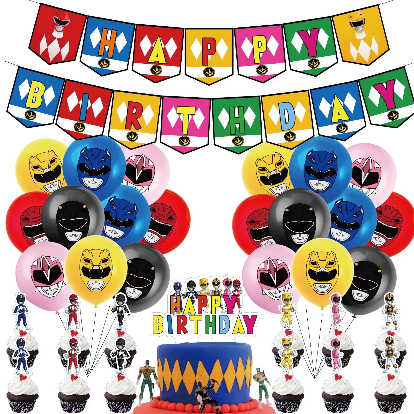 Power Rangers Birthday Supplies at Danyelle Welch blog