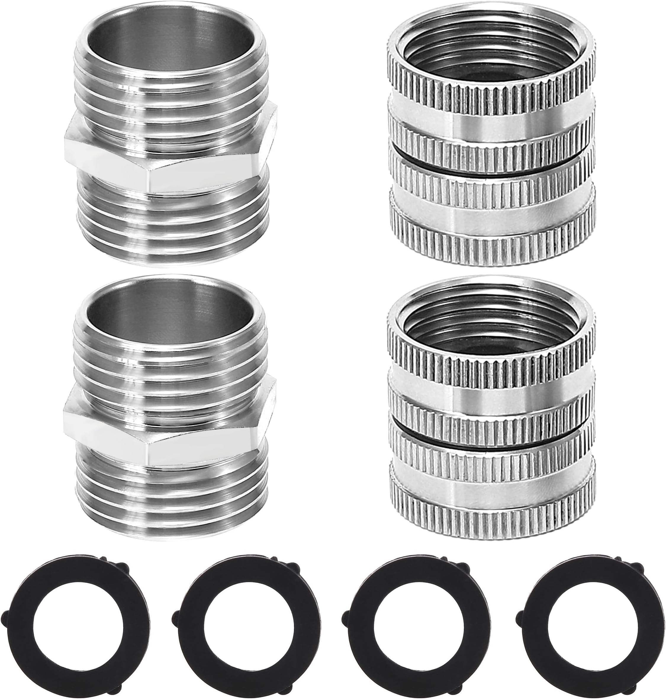 Amazon.com: M MINGLE Garden Hose Adapter, Male to Male, Female to ...