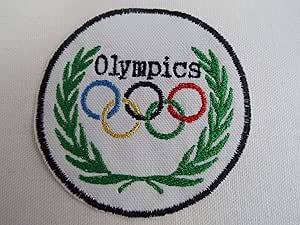 Amazon.com: Olympics Laurel Wreath Rings Embroidery Iron-on Patch