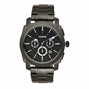 Fossil Machine Chronograph Black Dial Men's Watch - Fs4662 : Amazon.in ...
