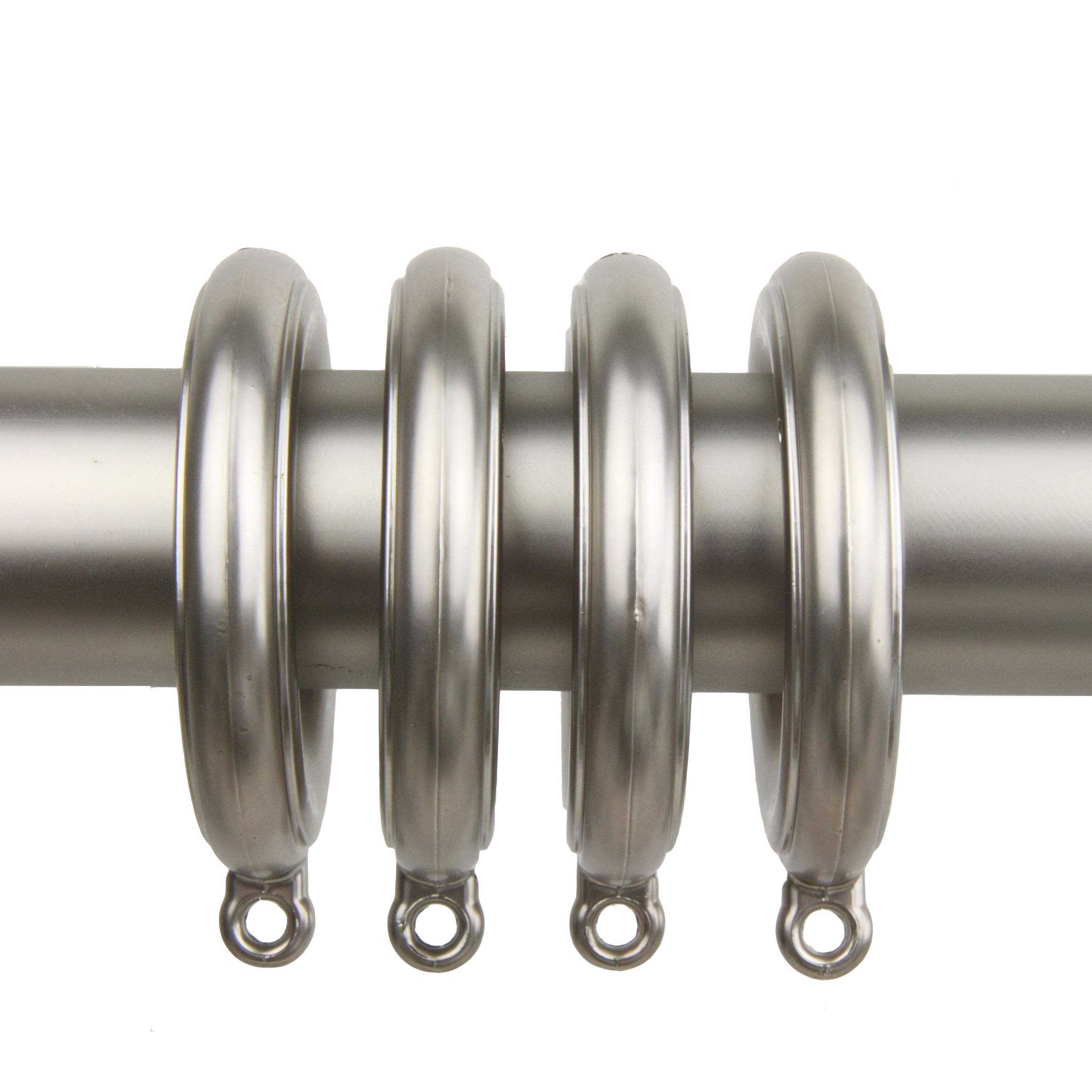 Amazon.com: Rod Desyne Decorative 1.75 inch Eyelet Rings, Satin Nickel ...