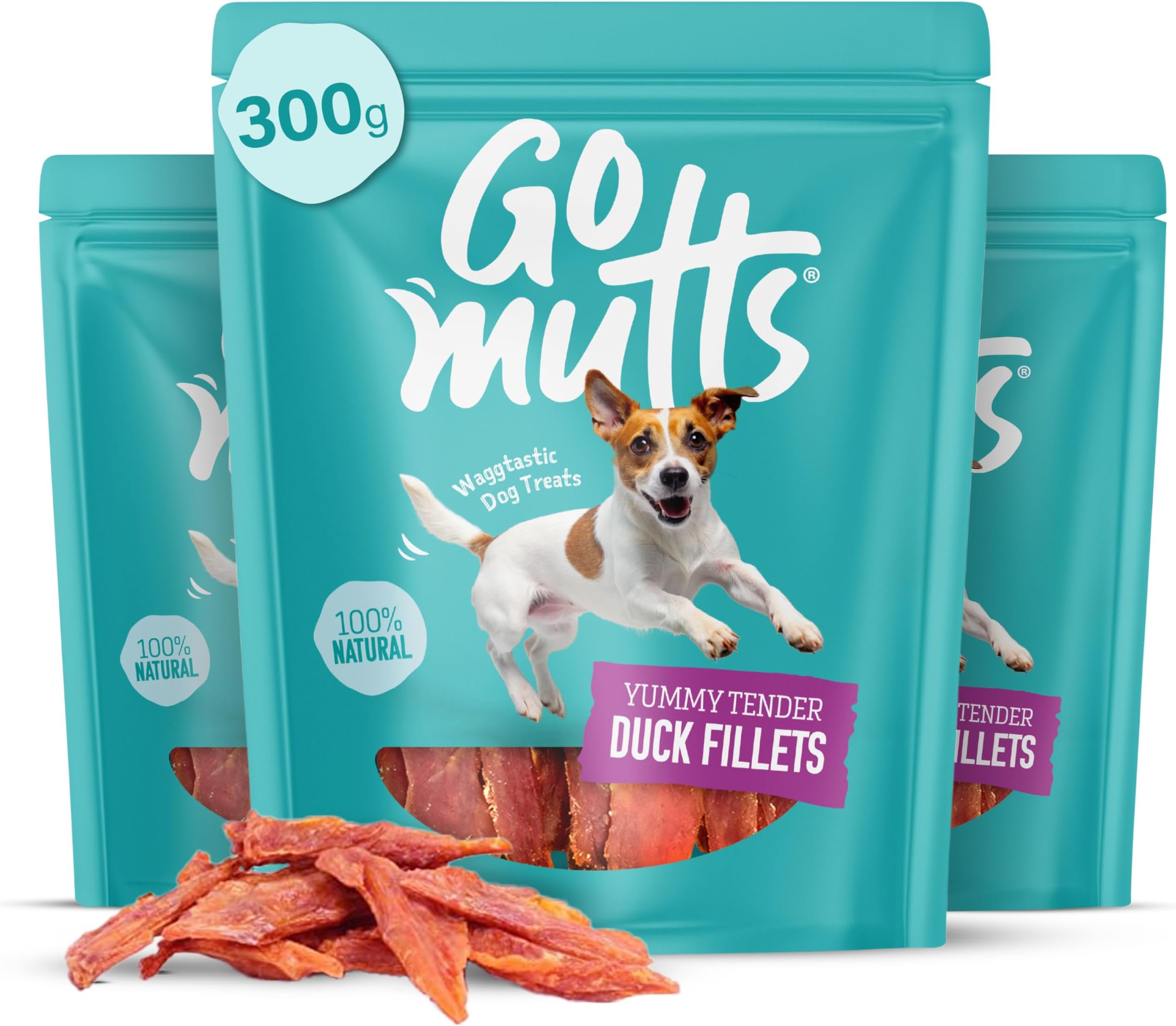 Premium Tender Duck Fillets for Dogs, Dog Treats, High Protein Dog ...