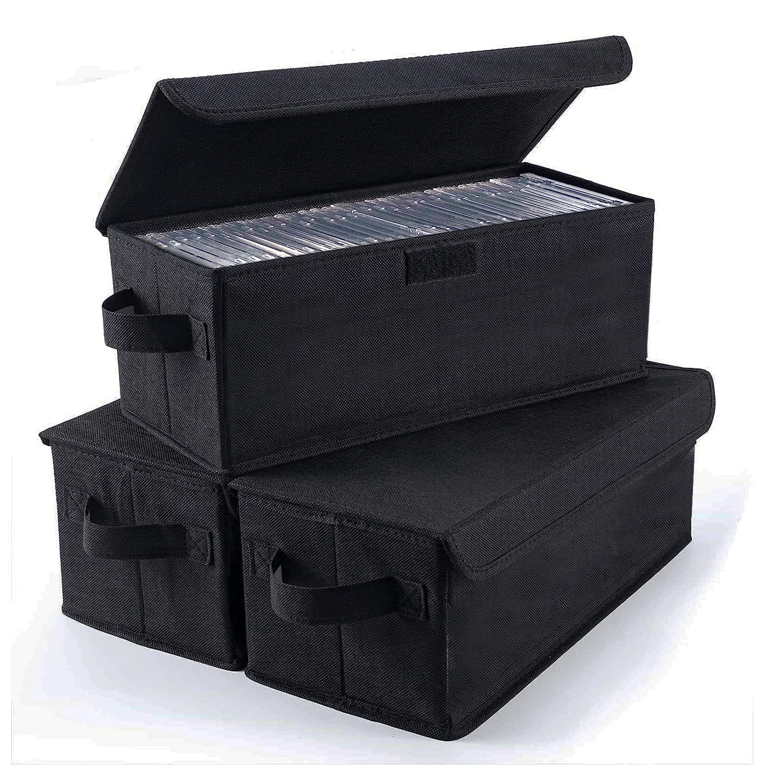 Amazon.com: Prexred CD Storage Box, DVD Storage Case 13.2 x 5.9 x 5.3 ...