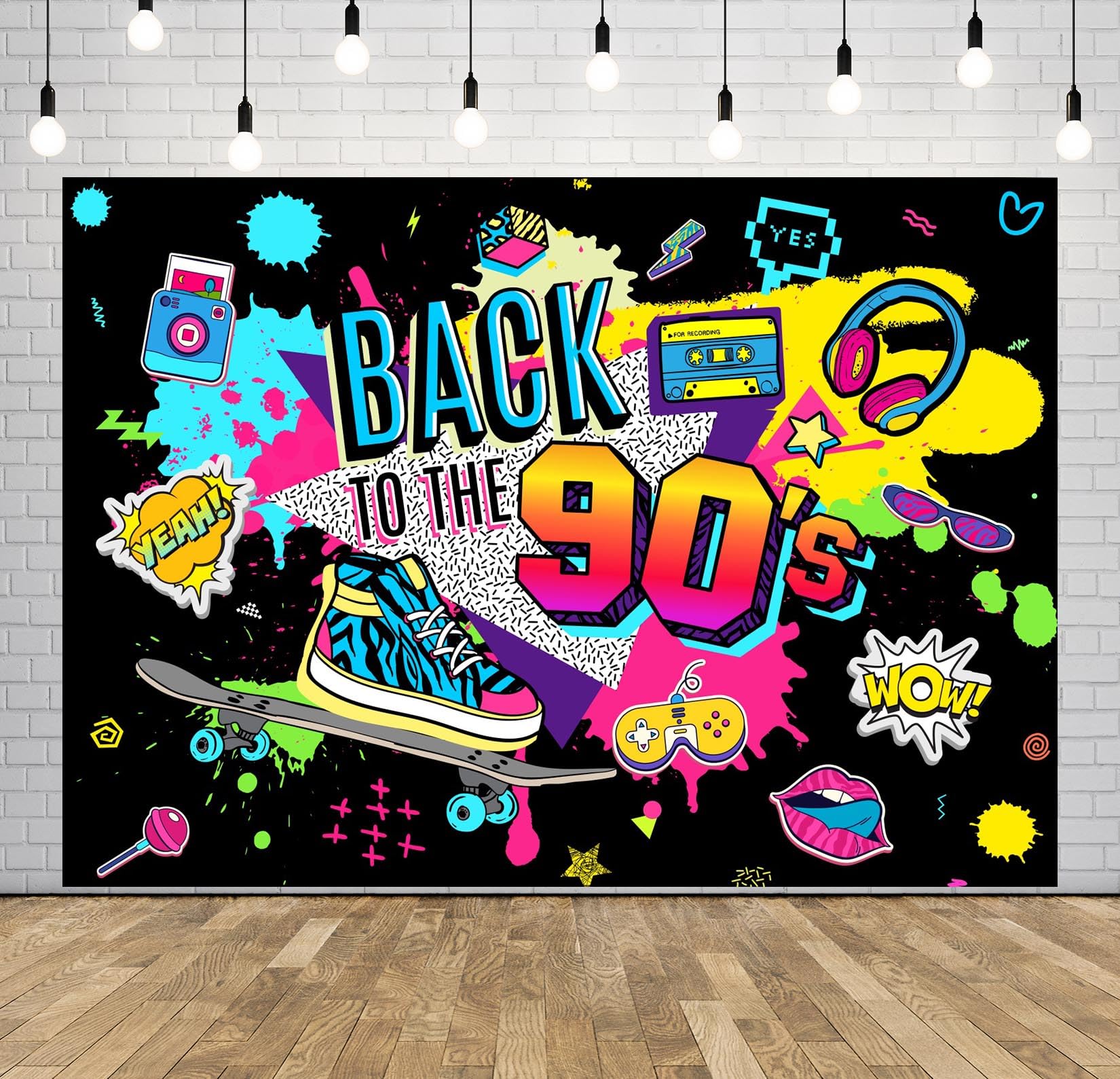 90s Theme Background