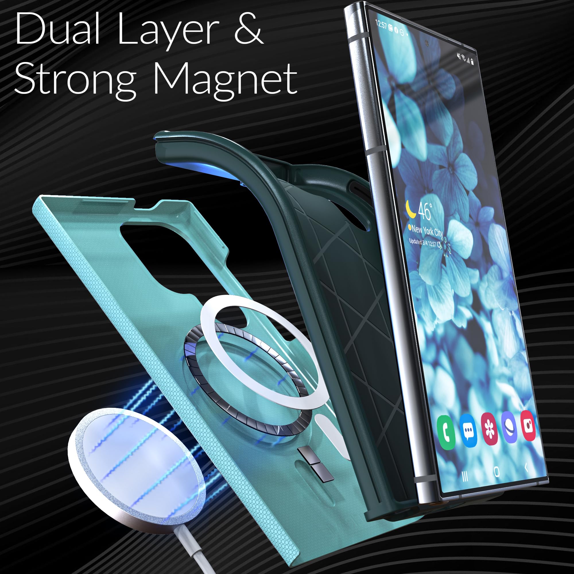 Snapklik.com : Crave Dual Guard For Samsung Galaxy S24 Ultra Case, Compatible