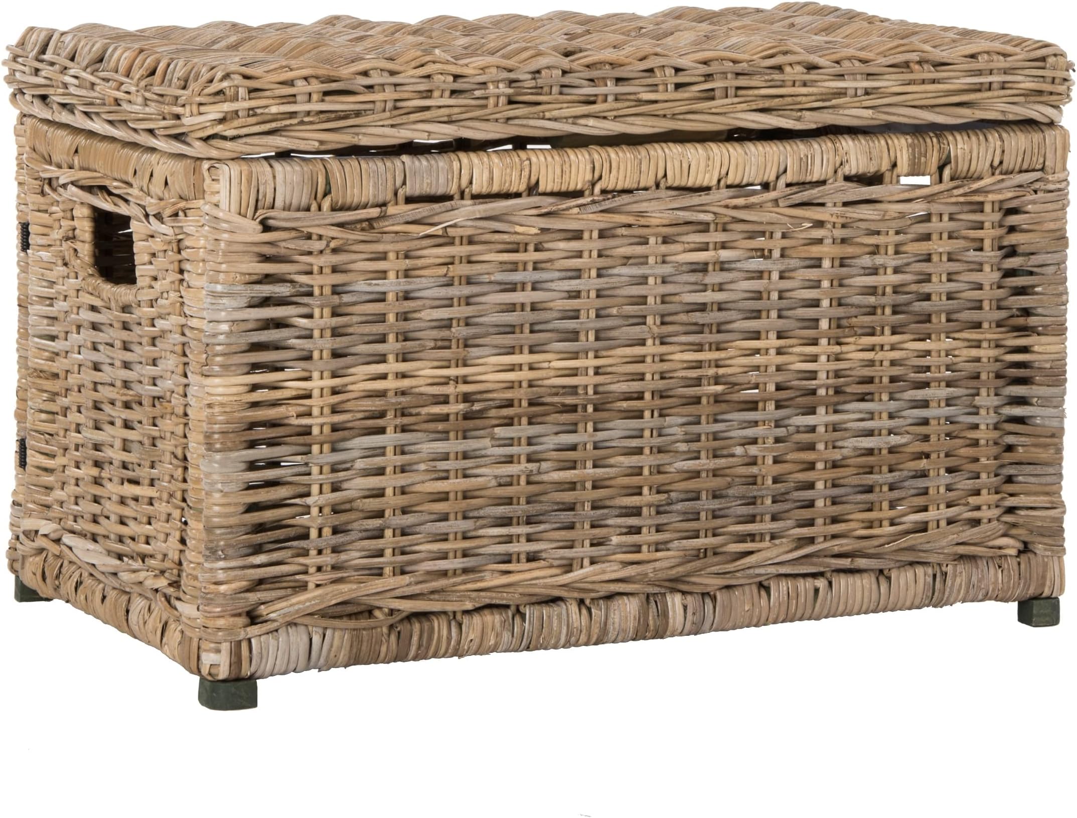 Amazon.com: MOORLITER Wicker Storage Trunk, 42.3 Gallon (160L) Large ...