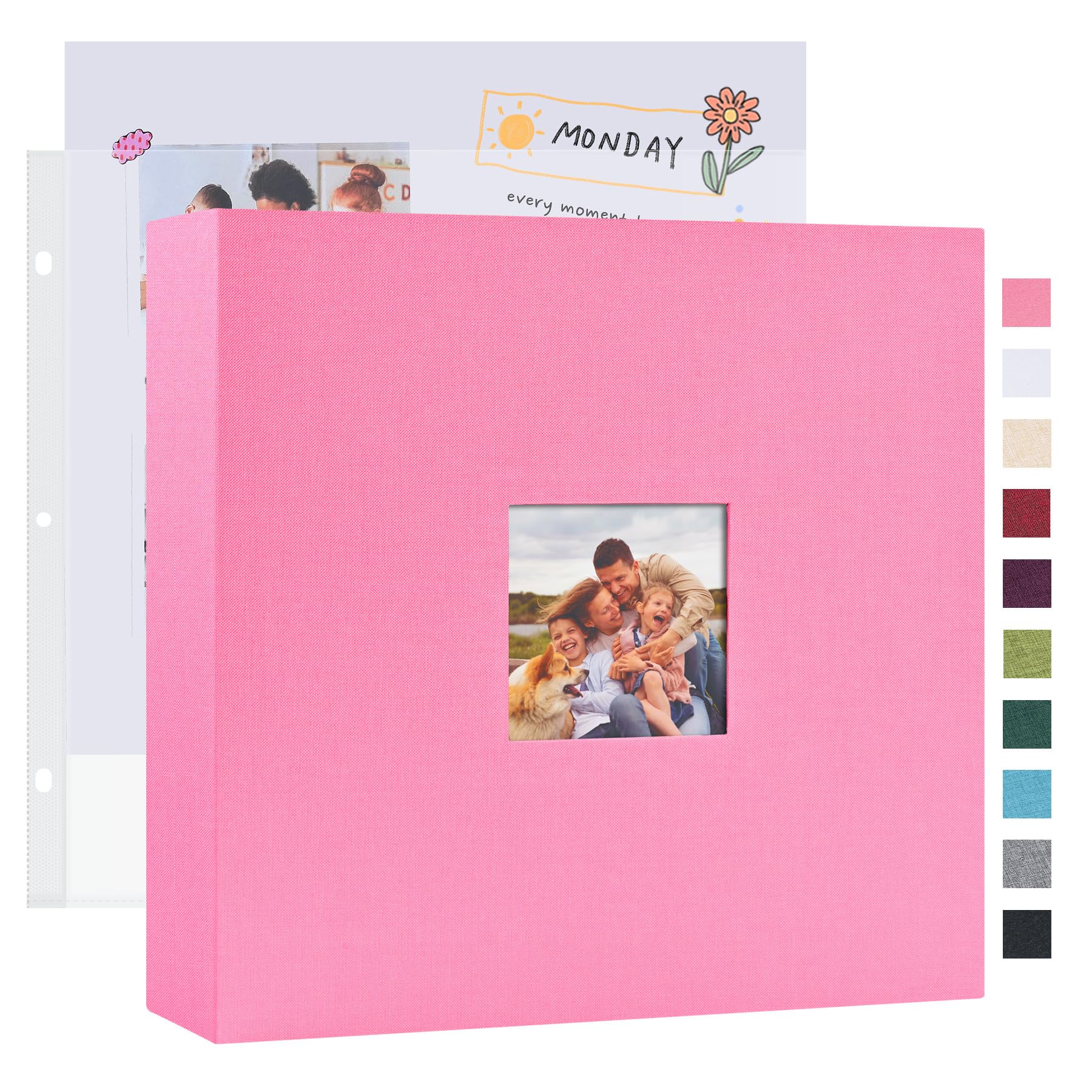 Amazon.com: Mublalbum 12x12 Inch DIY Scrapbook Photo Album with 40 ...