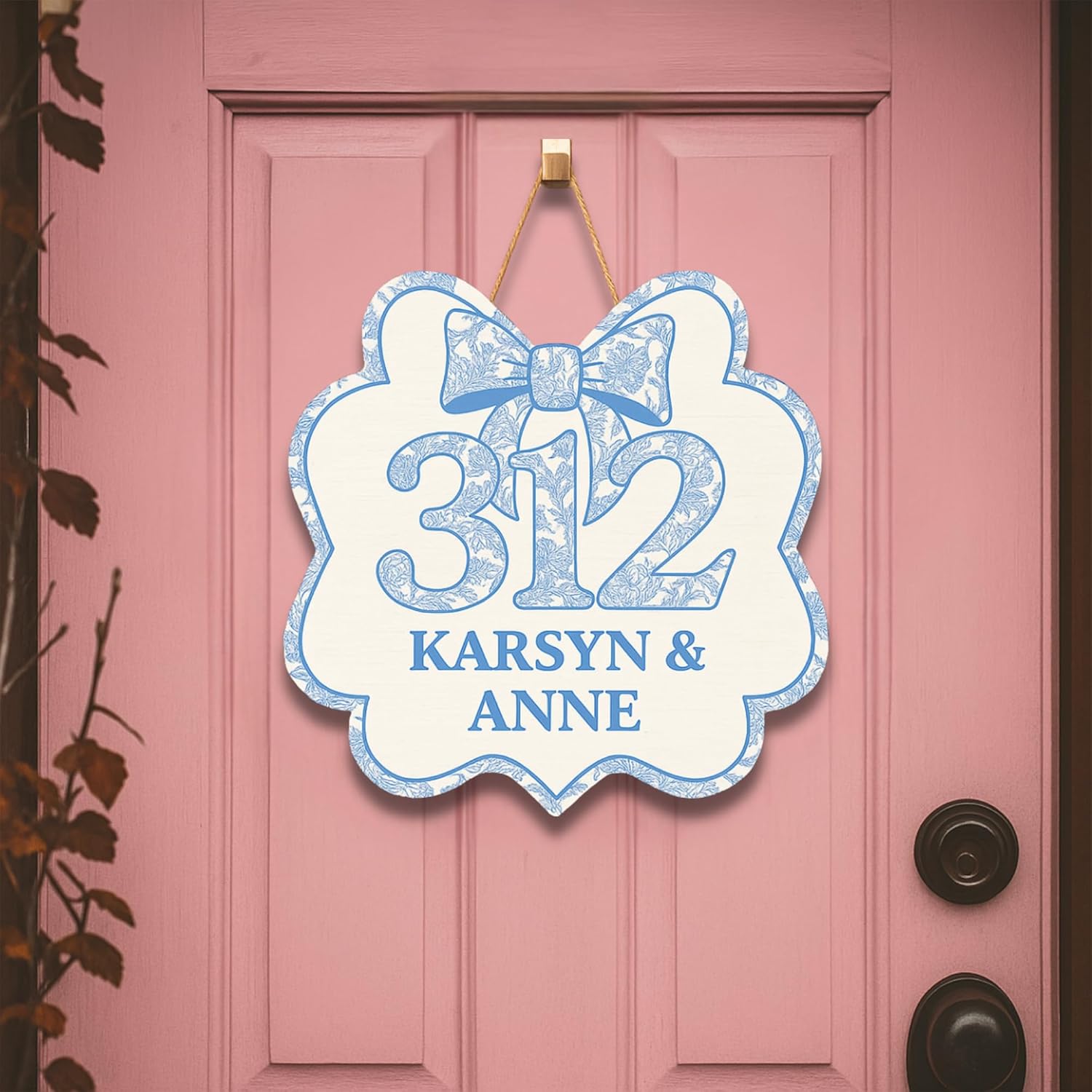 Amazon.com: Personalized Welcome To Our Dorm Room, Custom Name & Number ...