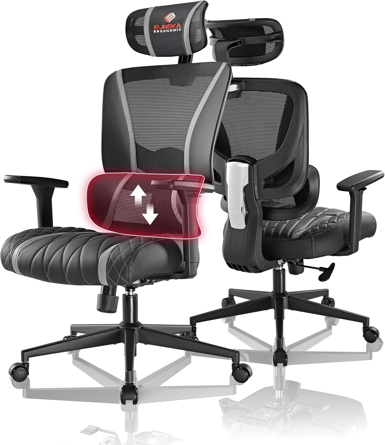 Amazon.com: EUREKA ERGONOMIC Mesh Gaming Chair Big and Tall, High Back ...