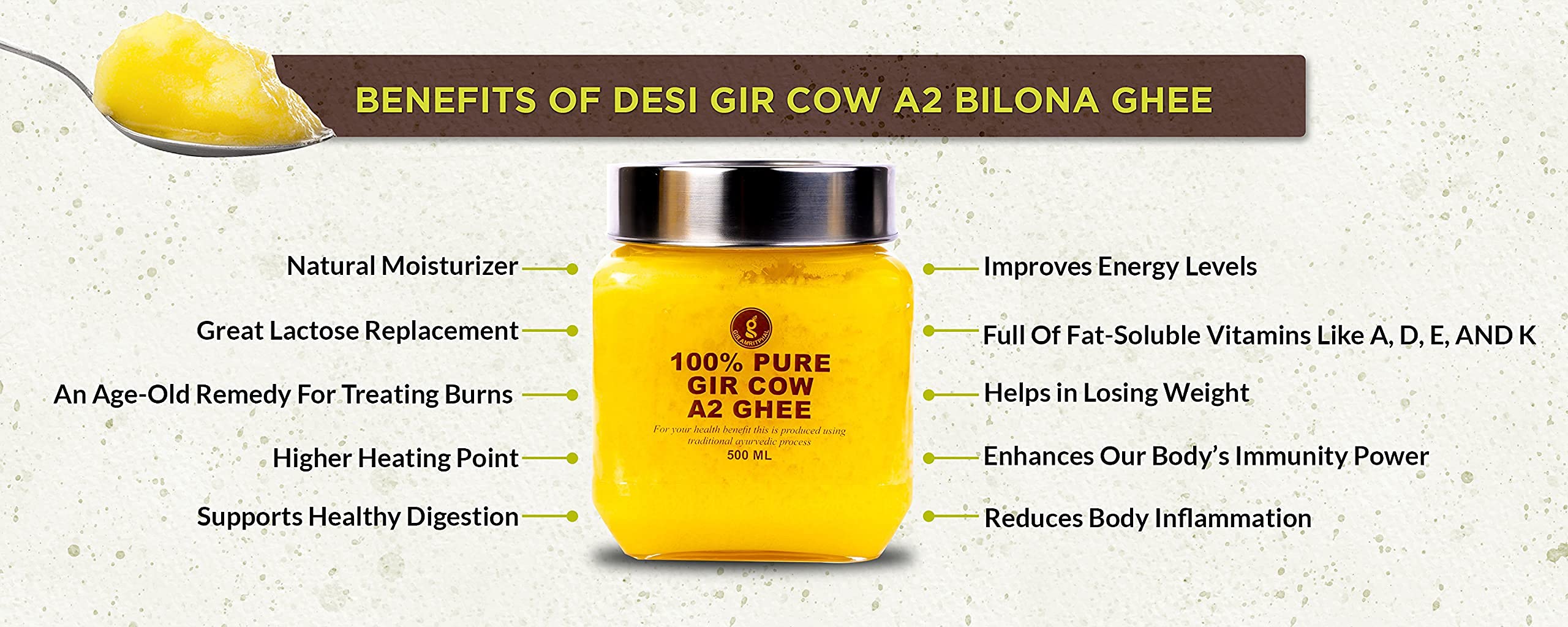 Gir Amritphal - Pure Organic A2 Gir Cow Desi Ghee | Premium and ...