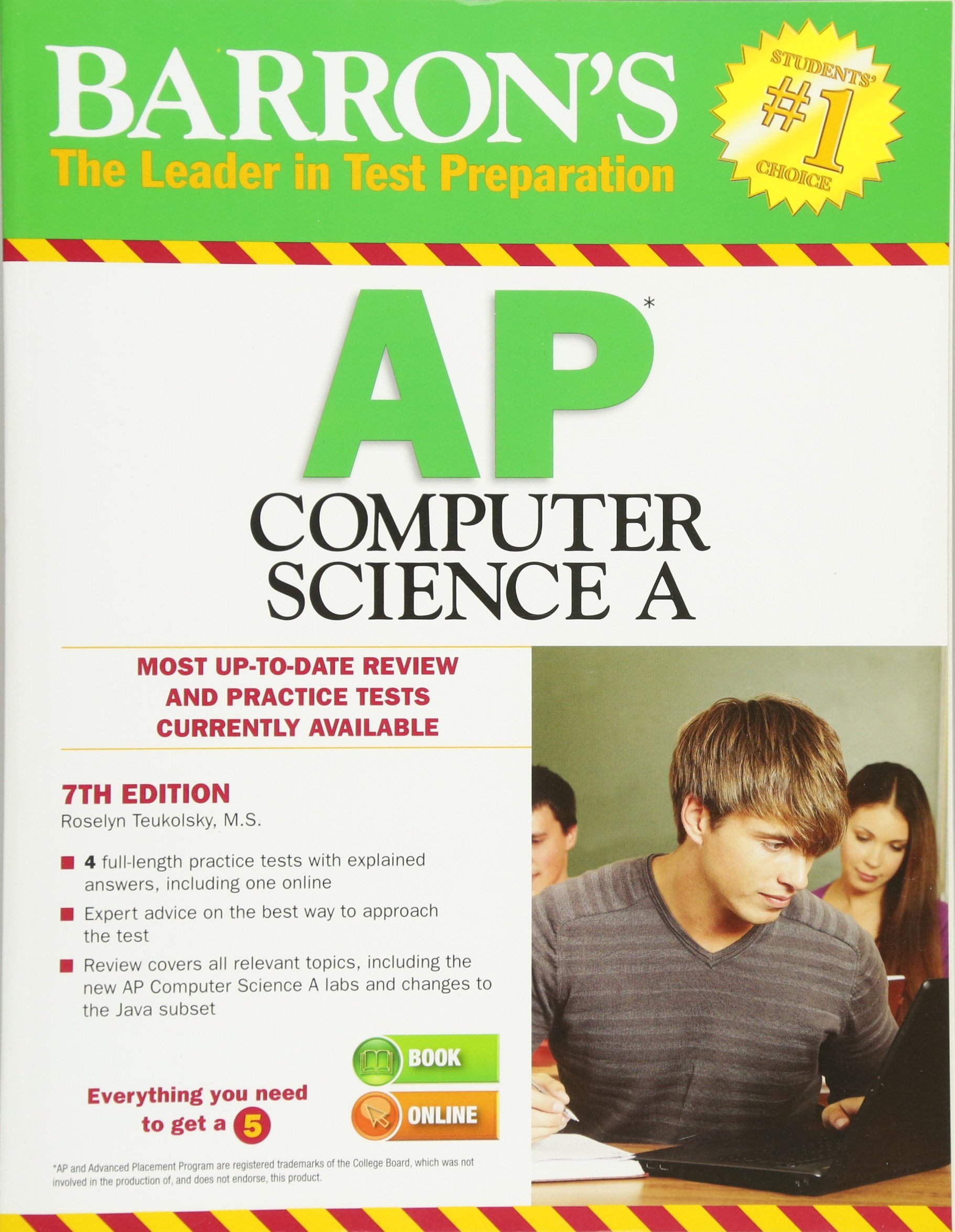Amazon.com: Barron's AP Computer Science A: 9781438005942: Teukolsky M ...