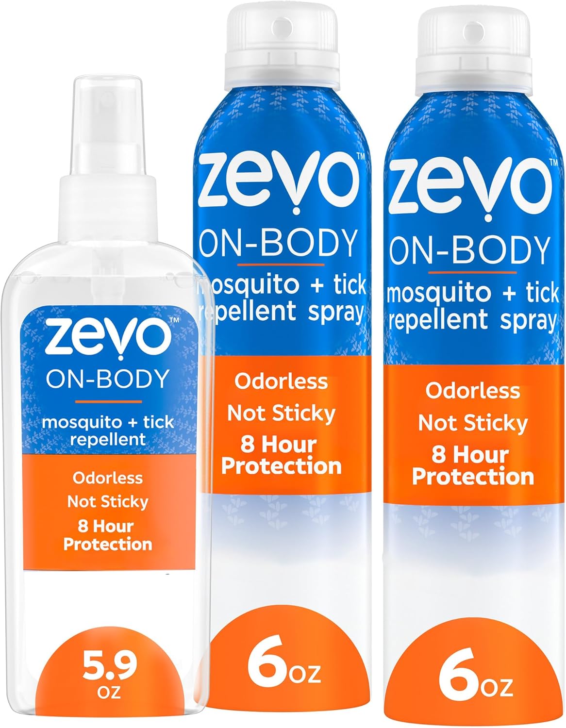Amazon.com: Zevo On-Body Tick & Mosquito Repellent Spray - 8-Hour Insect & Bug Spray - Odorless ...