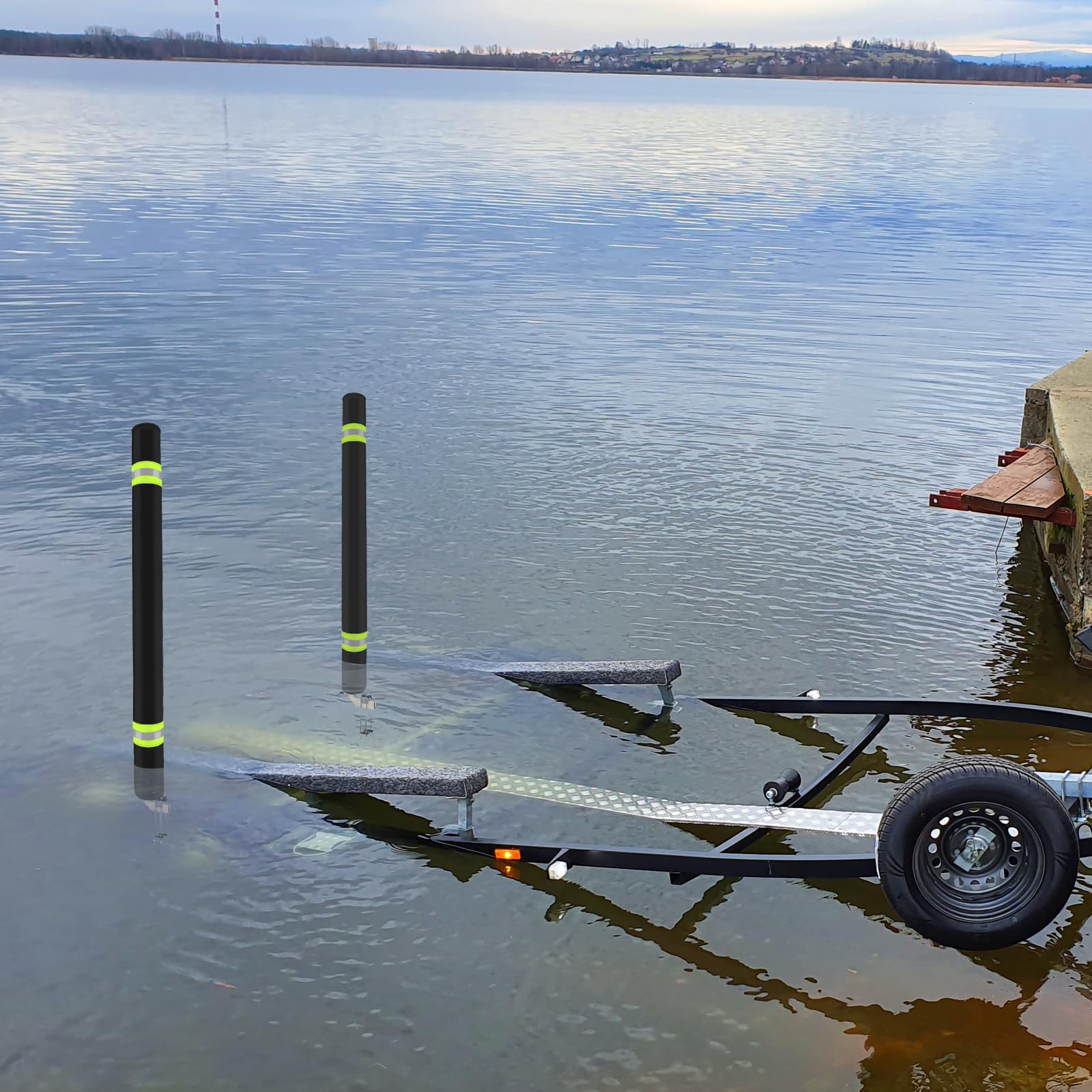 Trailer Pole Protection Joewuzun Boat Trailer Guide Pole Pads - Heavy ...