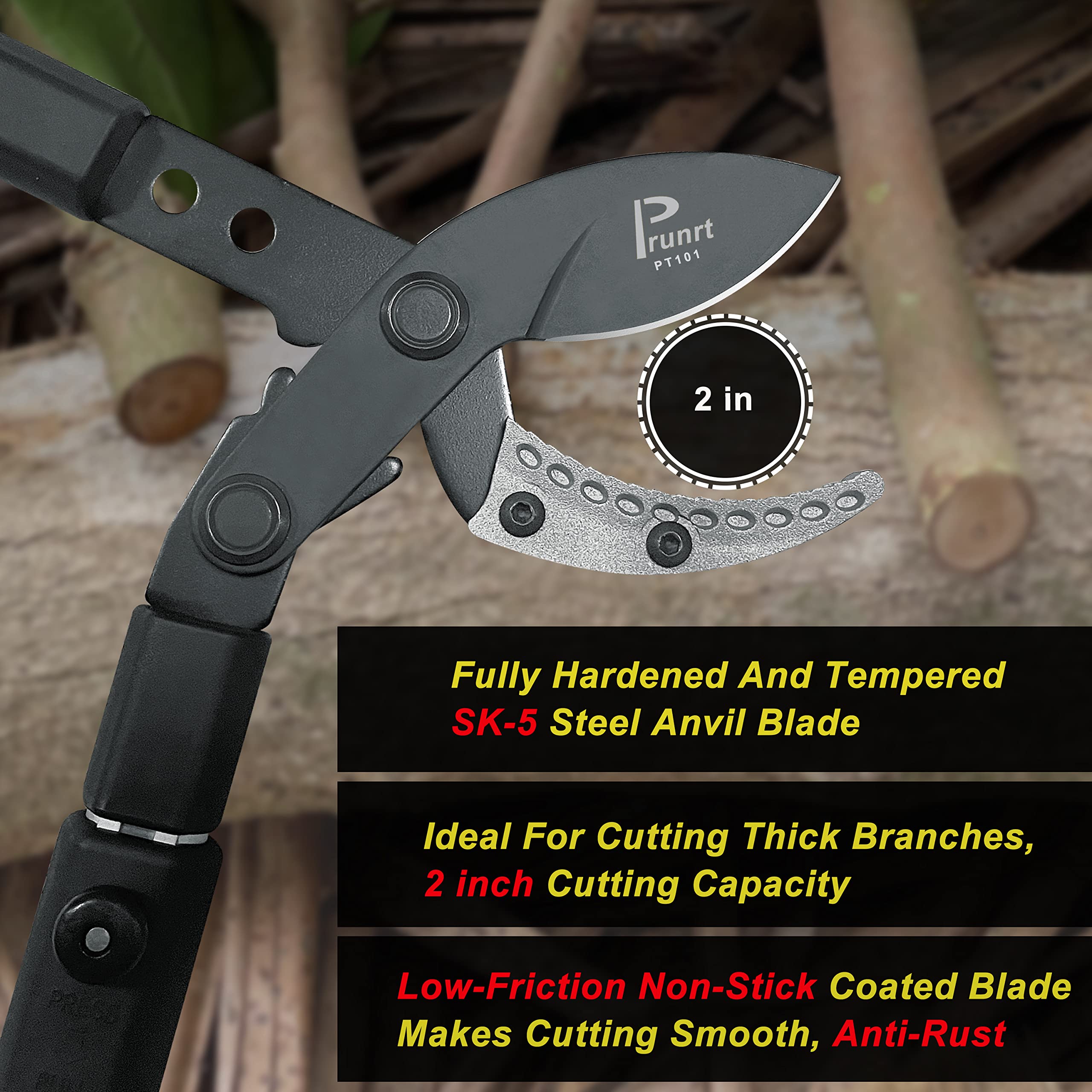 Snapklik.com : 26-41 Inch Extendable Anvil Loppers, Sync Drive Leverage ...