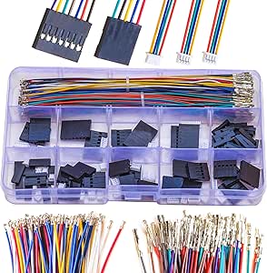 Amazon.com: Tcenofoxy Compatible with Dupont 2.54mm Wire Cable Connectors to MX1.25 Assortment ...