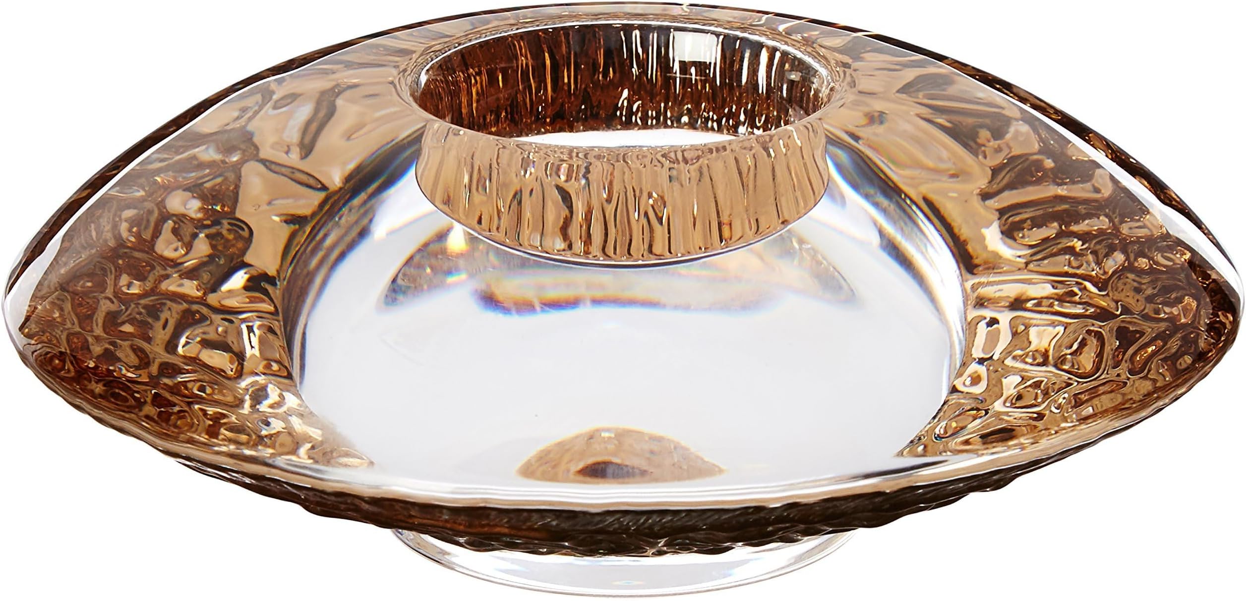 Amazon.com: Orrefors Discus Votive, Tealight Candle Holder | Made from ...