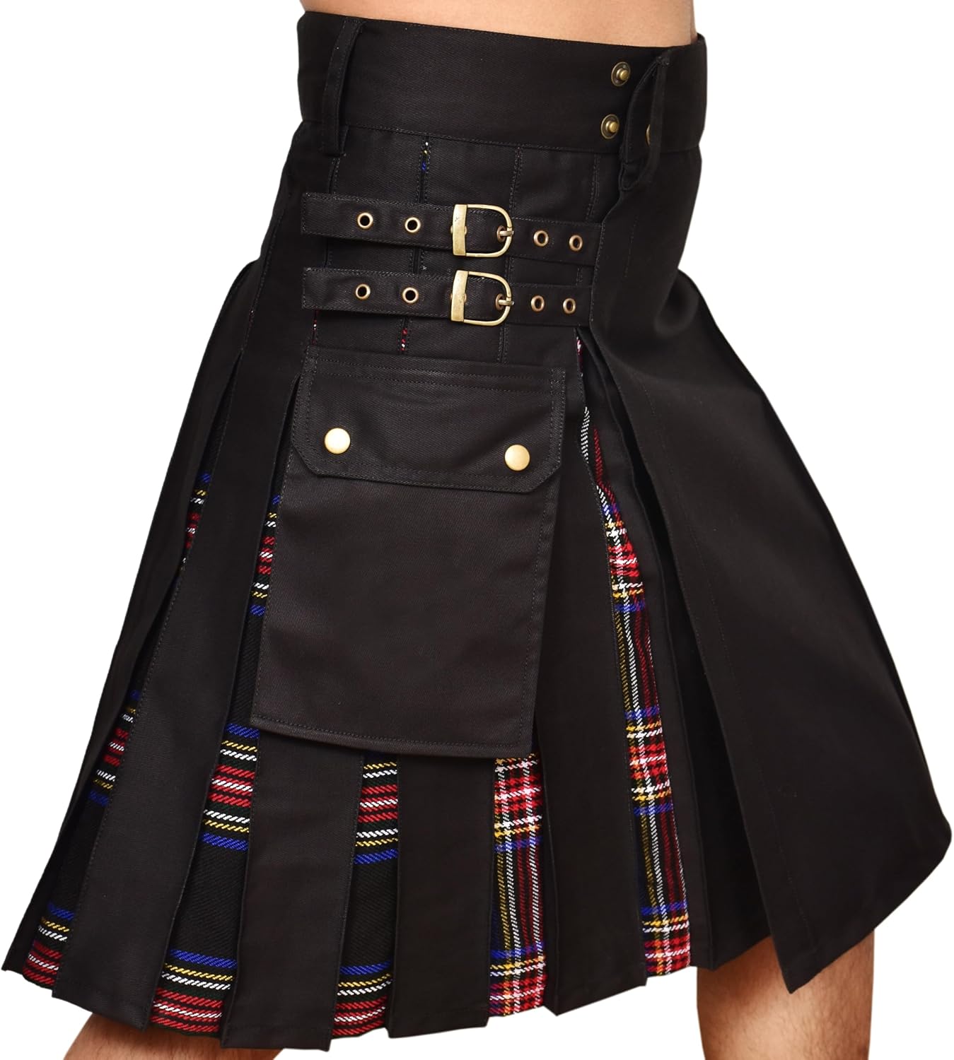 ASU KILTS-Modern Hybrid Utility Cotton & Tartan Kilts for Men-Multiple ...