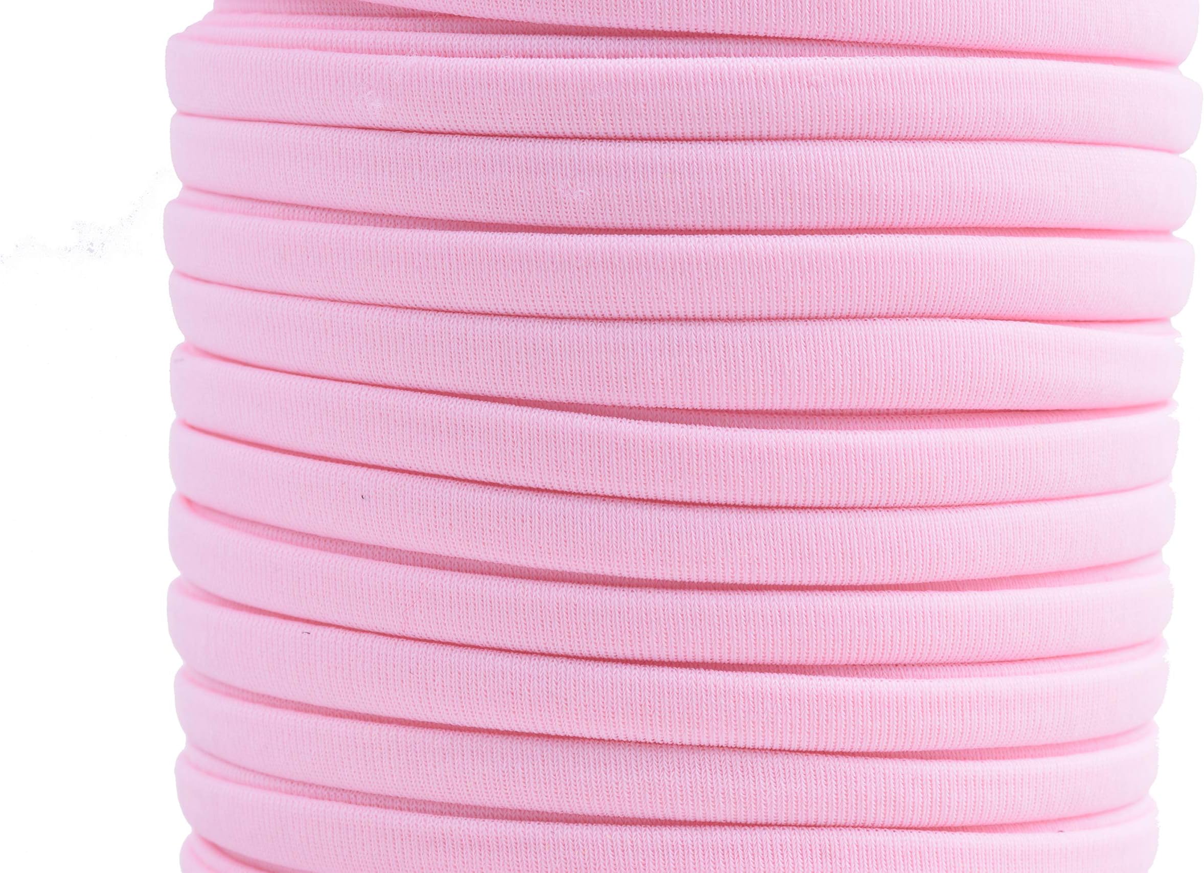 Amazon.com: KONMAY 1 Roll 20 Yards 5.0mm Flat Soft Skinny Elastic Cord ...