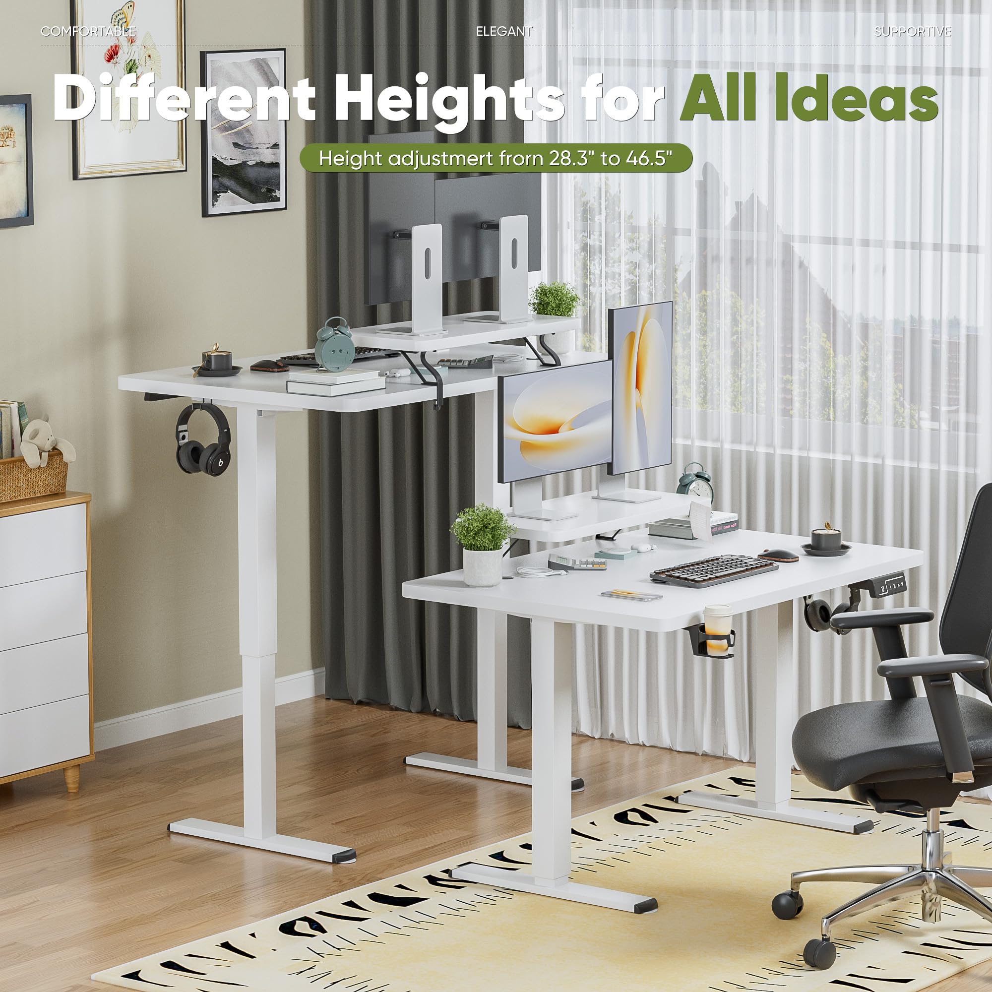 Snapklik.com : Shahoo Electric Standing Desk