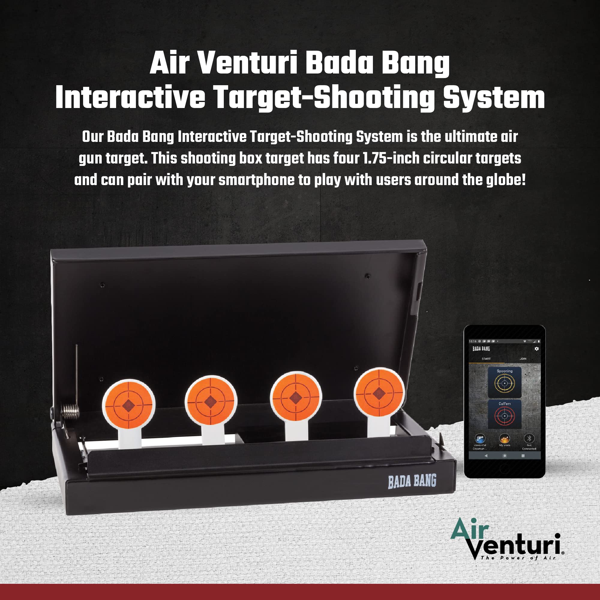 Snapklik.com : Air Venturi Bada Bang Interactive Target-Shooting System