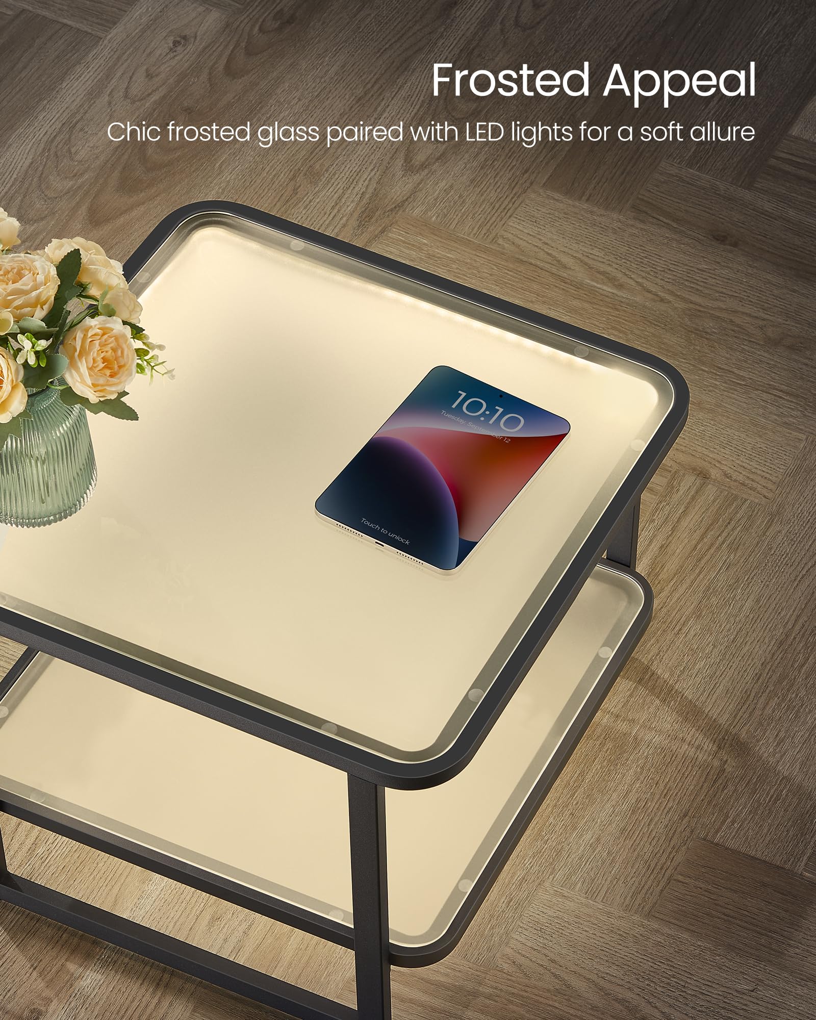 Frosted Glass Small Tables