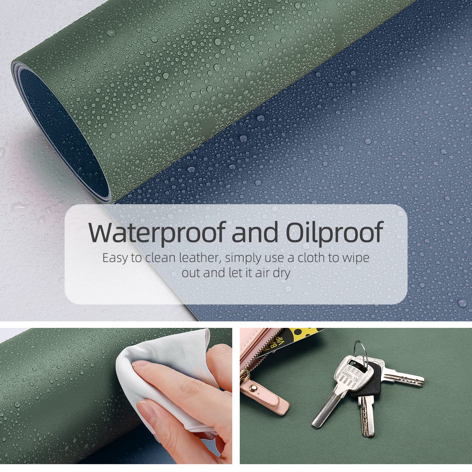 Snapklik.com : YSAGi Desk Mat, Desk Pad, Waterproof Desk Pad, 35.4 X 17 ...