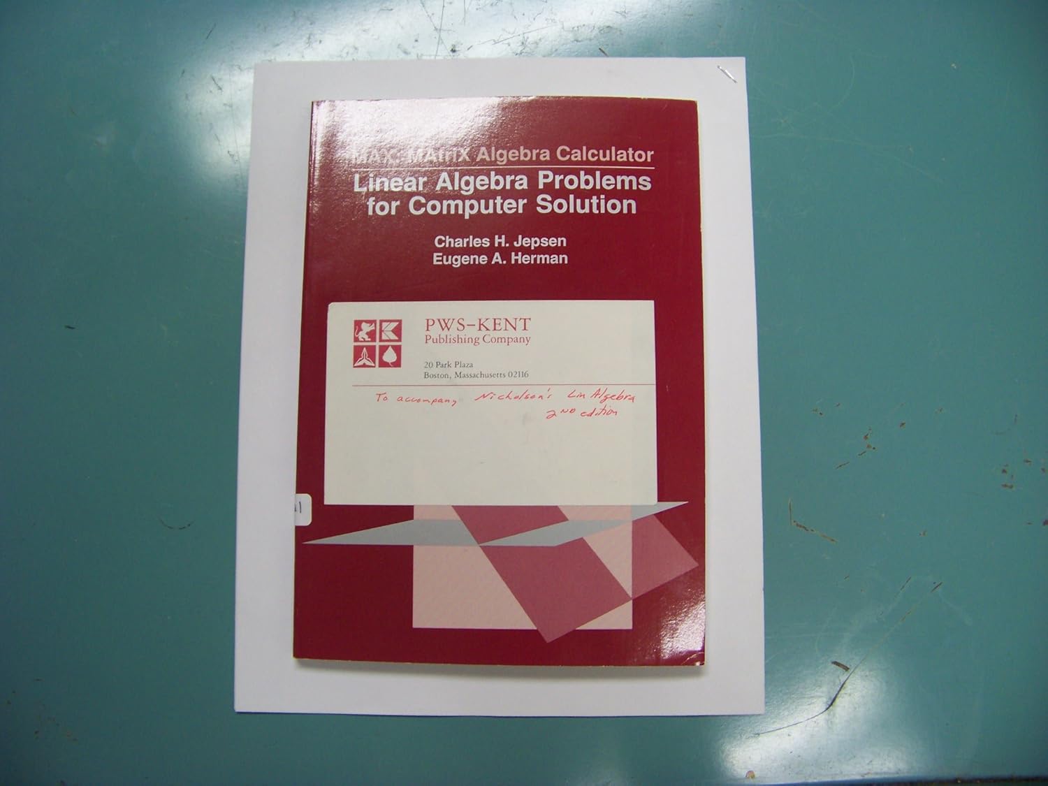 Max: Matrix Algebra Calculator; Linear Algebra Problems for Computer ...