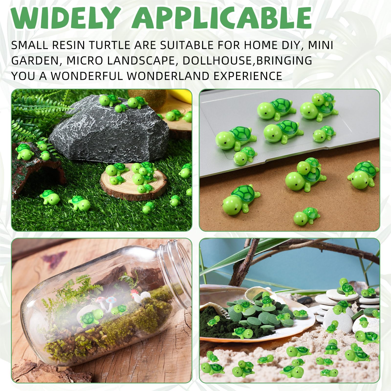 Snapklik.com : Soaoo 120 Pcs Miniature Sea Turtle Figurine Multicolor ...