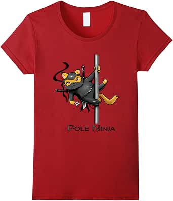 Amazon.com: Pole Dancing Ninja T-shirt : Clothing, Shoes & Jewelry