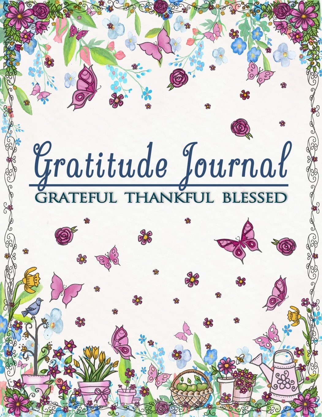 Amazon.com: Grateful Thankful Blessed - A Beautiful Gratitude Journal ...