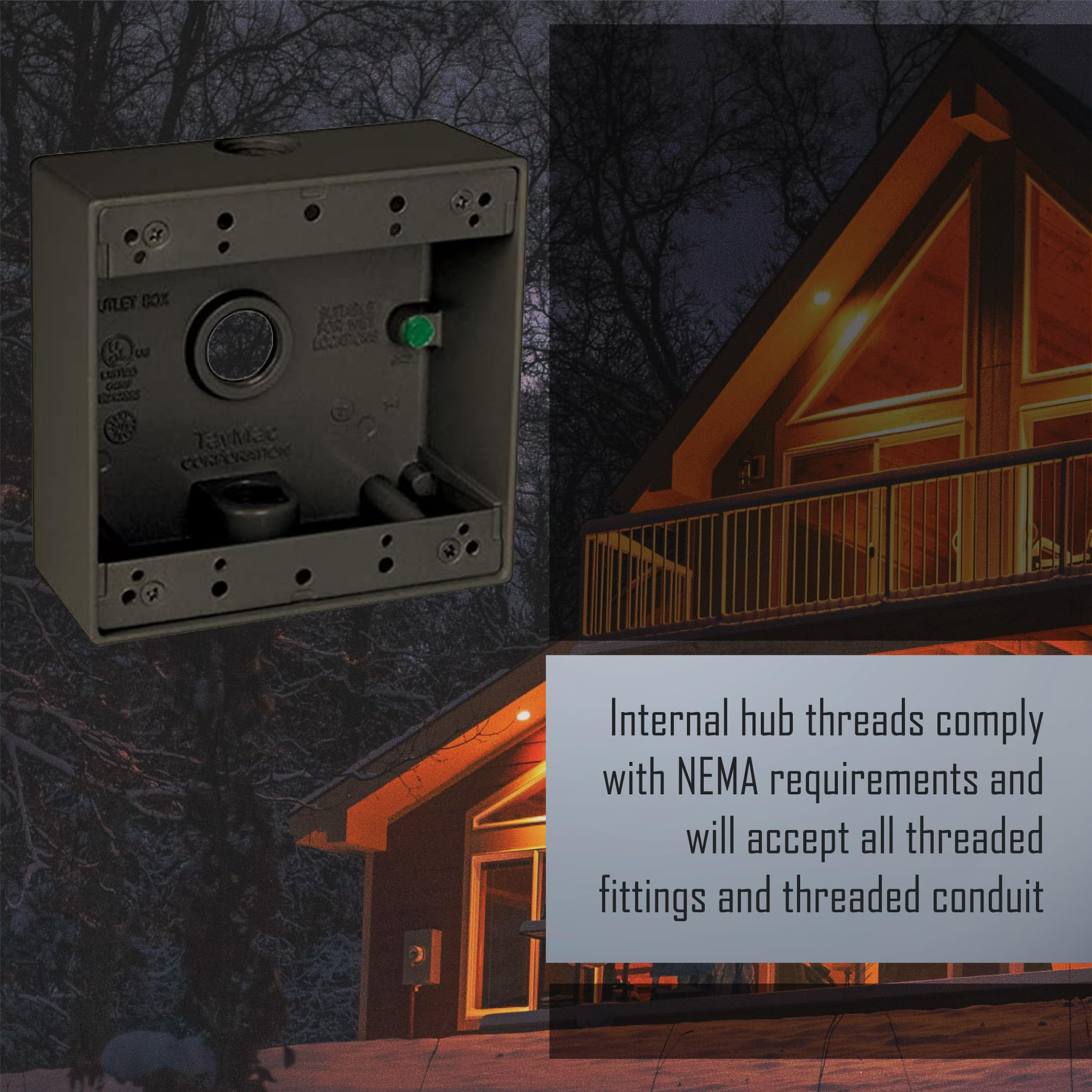 Snapklik.com : 2-Gang Weatherproof Box